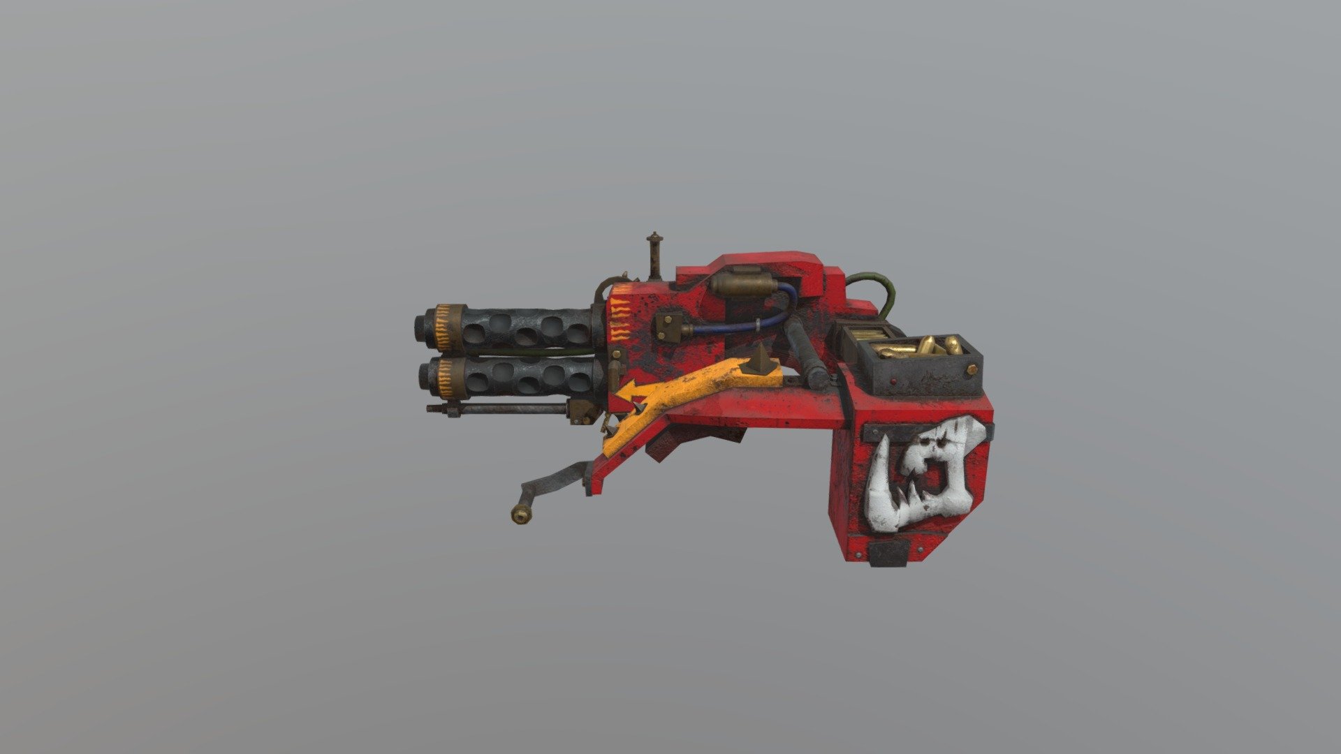 40k Ork Looted Big Shoota - Evil Sunz - 3D model by speckysimon ...
