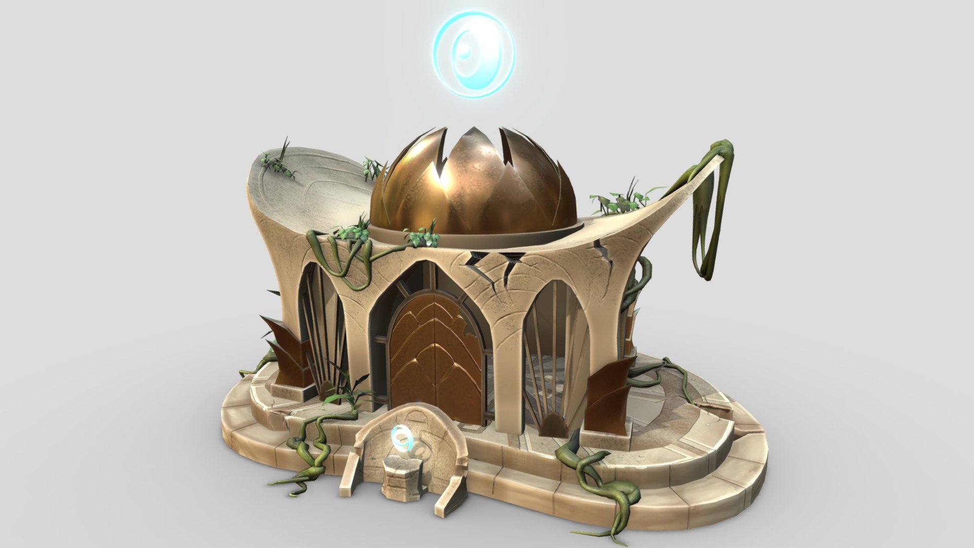 Stylized Ancient Sanctuary - 3D model by Murat.Yasin [d99d4b8] - Sketchfab