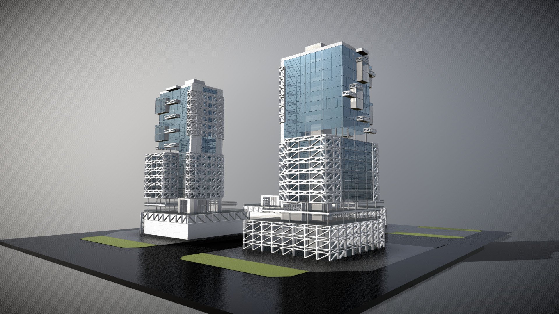 Residential Commercial Retail Development Model - Download Free 3D ...