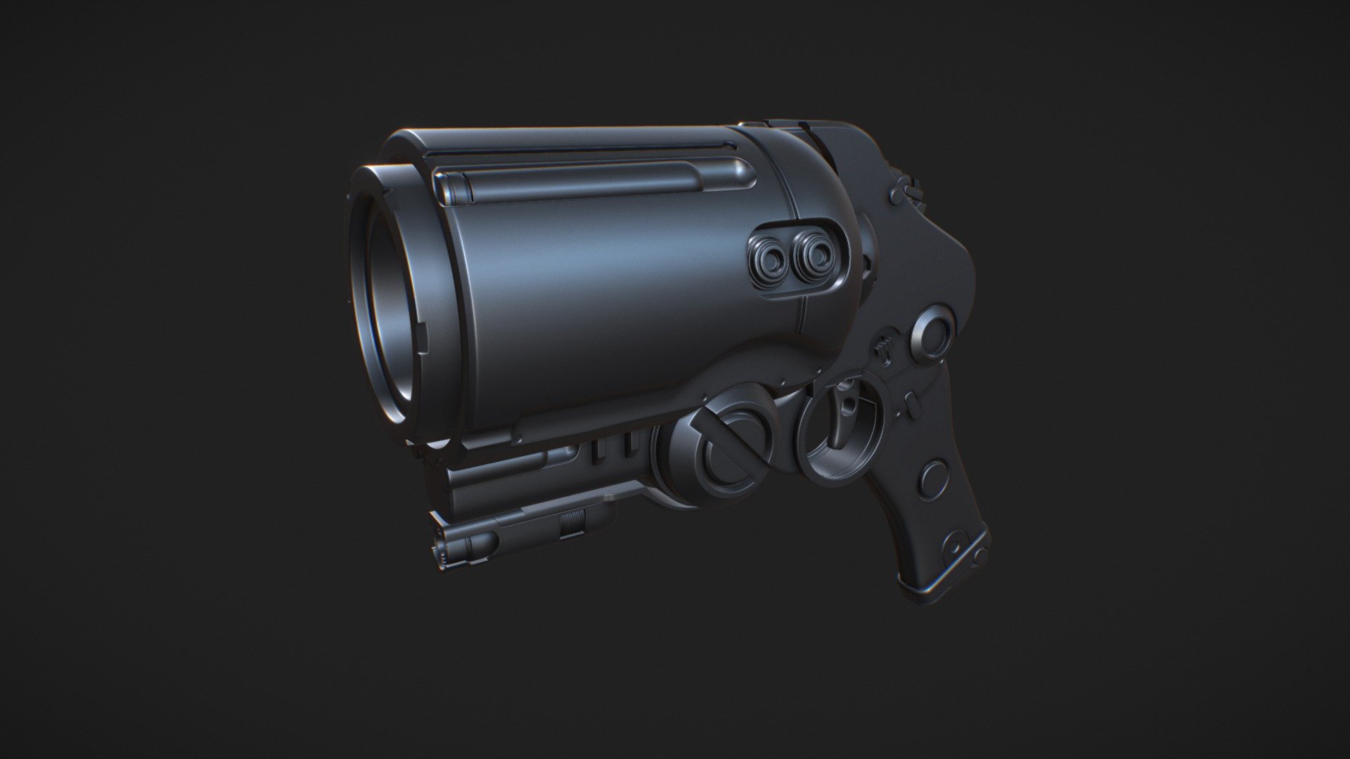 High Poly Pistol | HW - 3D model by exotic_infinity [d9a07cd] - Sketchfab