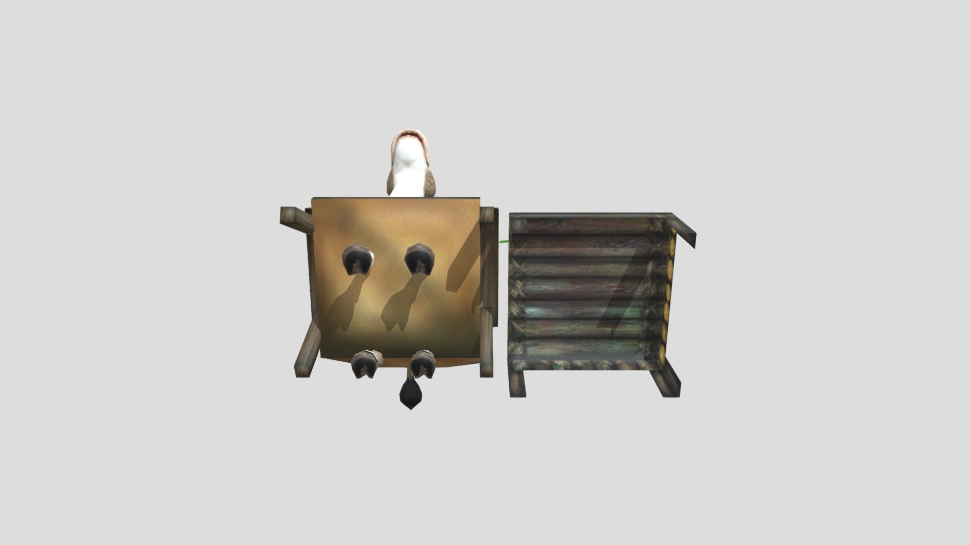 PC Computer - Shrek 2 - Donkey Chair - Download Free 3D model by kyle ...