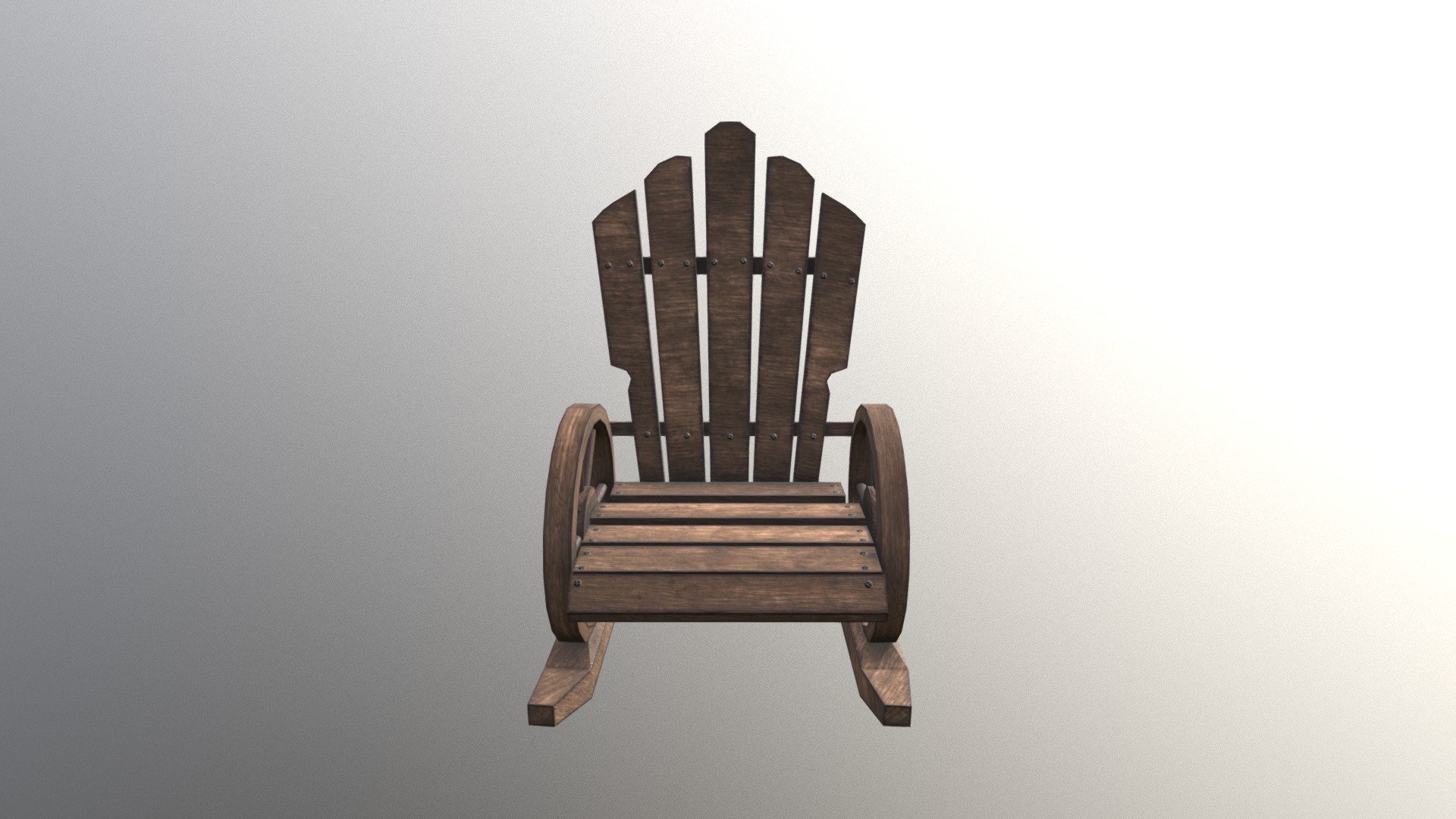 Rocking Chair Prop Textured - 3D model by Peter Bailey (@pedrbee ...