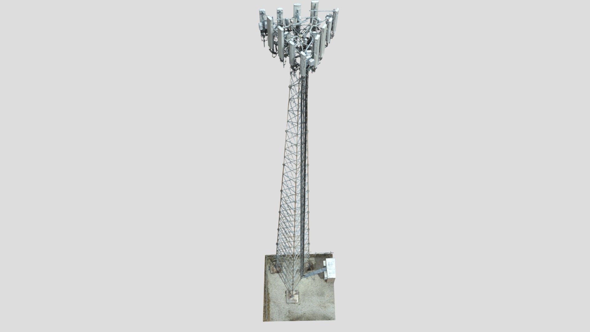Cell Tower Drone Scan - 3D model by Drone-Topia [d9a20d2] - Sketchfab