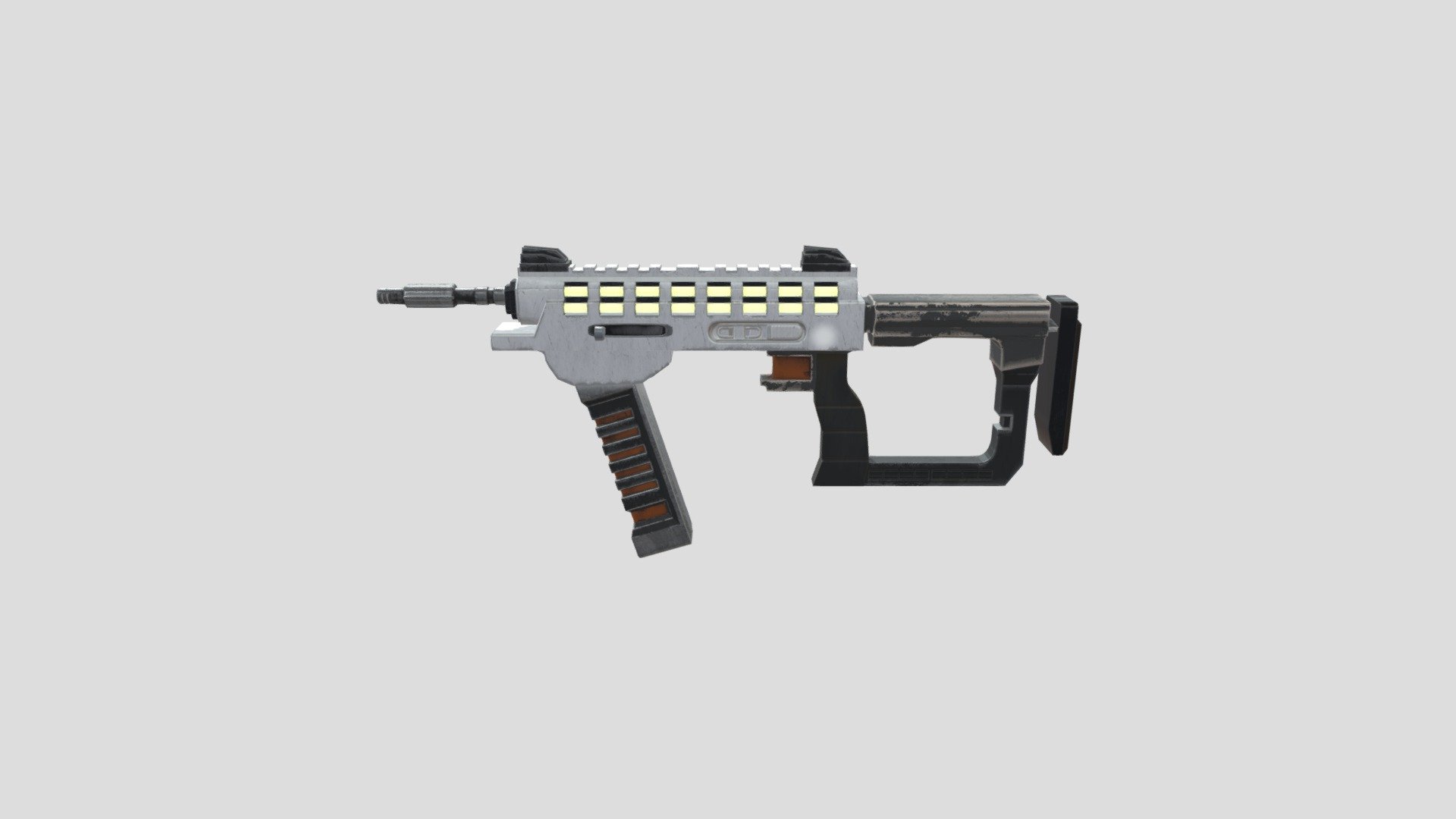Sci-Fi SMG - 3D model by jakccx [d9a4242] - Sketchfab