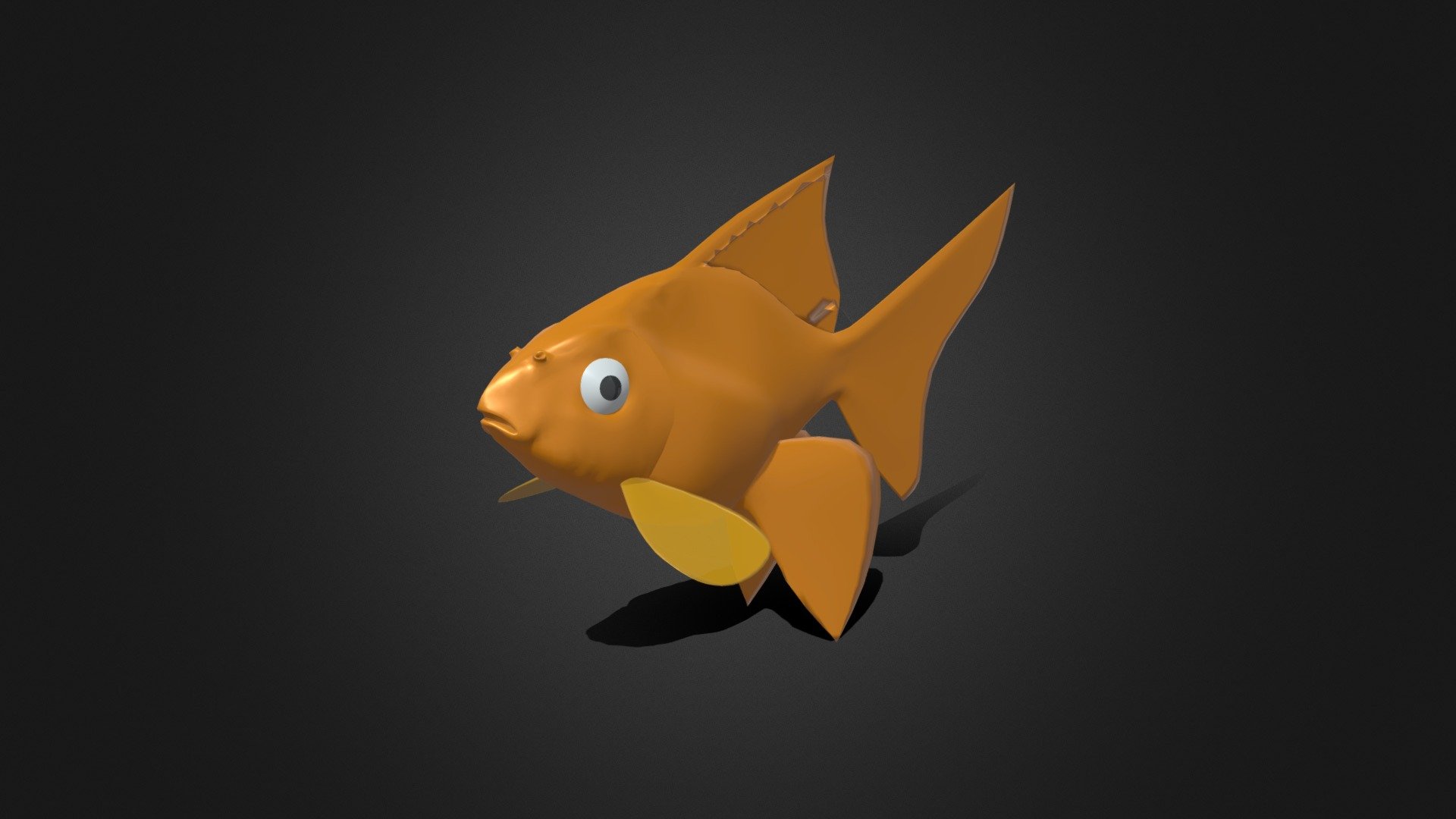 Goldfish - Download Free 3D model by 3DDomino [d9a7e40] - Sketchfab