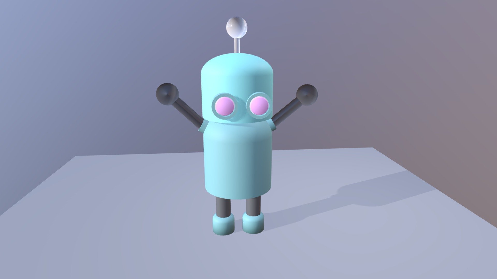 Basic Robot - 3D model by Mel-3D [d9a9bdd] - Sketchfab
