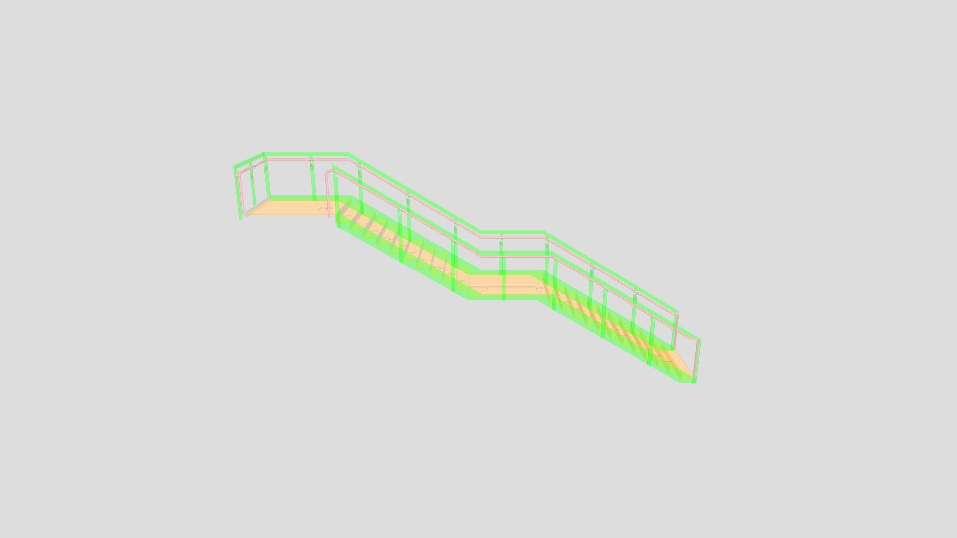 BLOCK D FEATURE STAIR DS09 - P01 - 3D model by Arash (@arash21 ...