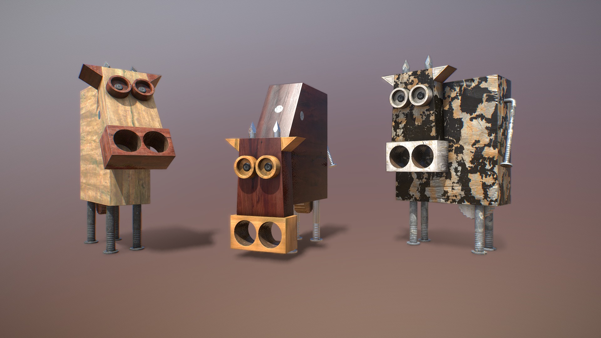 Wooden Cow - Download Free 3D model by 3dhdscan [d9abd8e] - Sketchfab