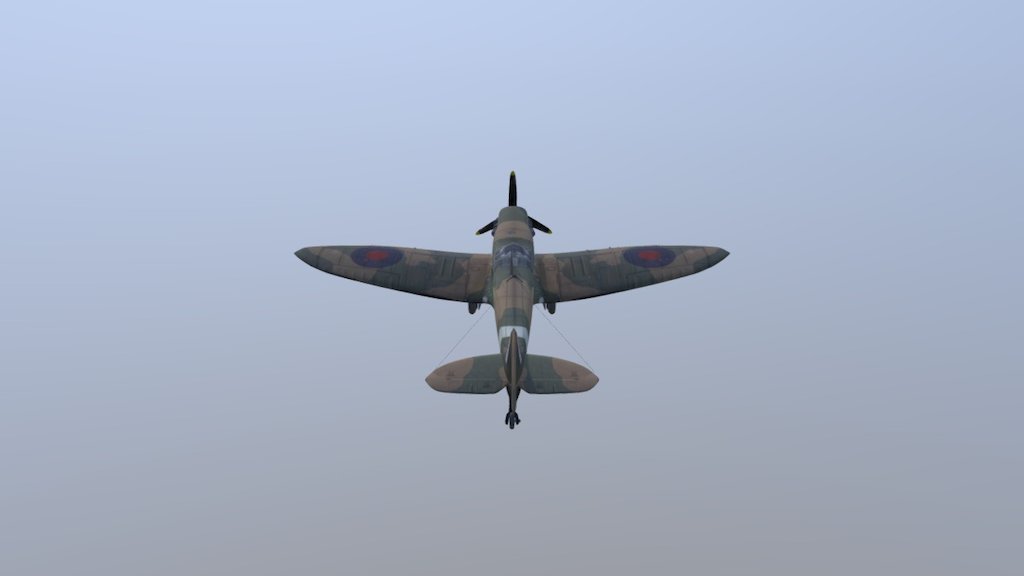 Spitfire(3ds max) - 3D model by Eugene Lee (@eugenelee) [d9aca29 ...