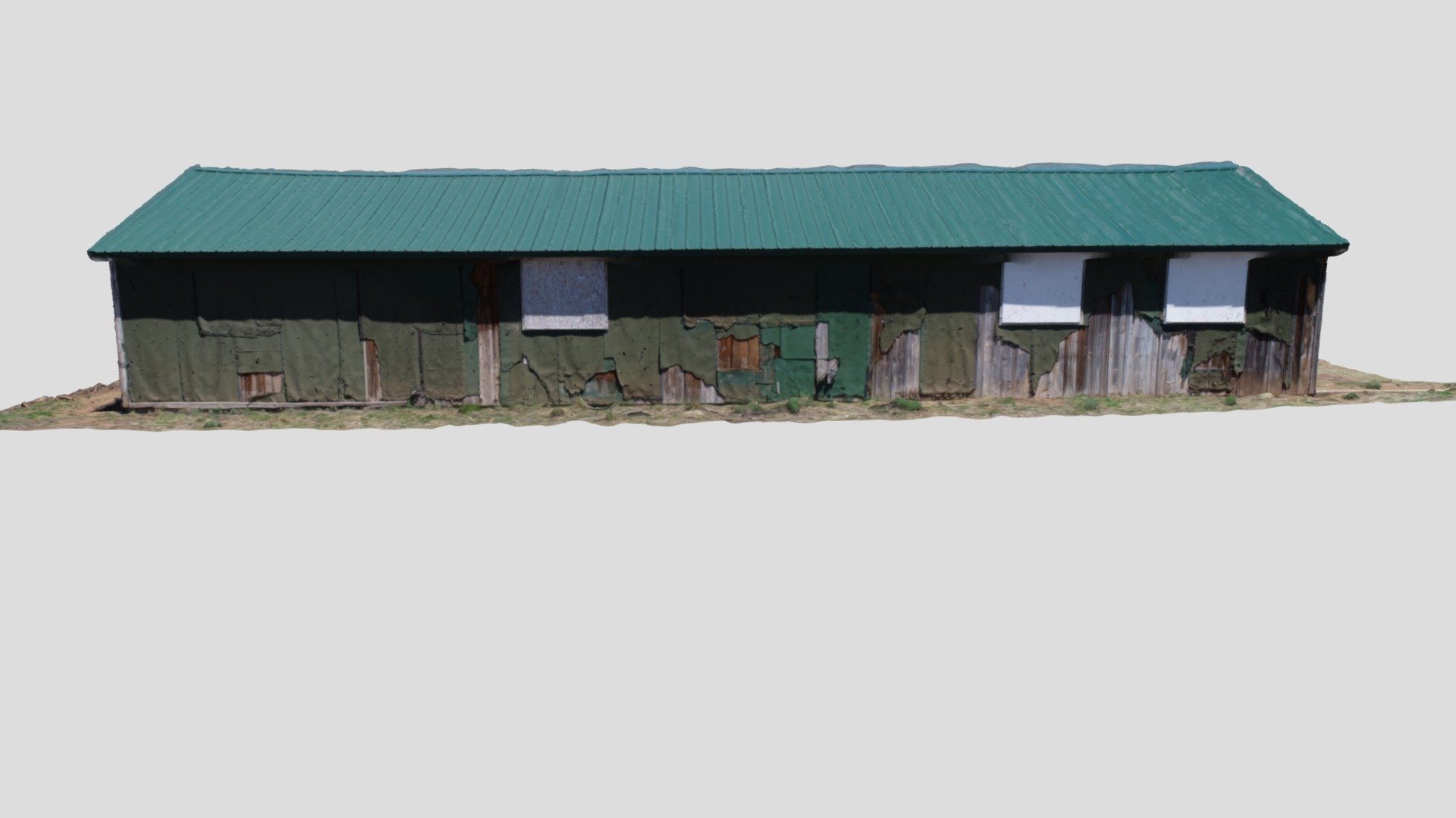 Amache Internment Camp - 11F Rec Hall Building - 3D model by comapper ...