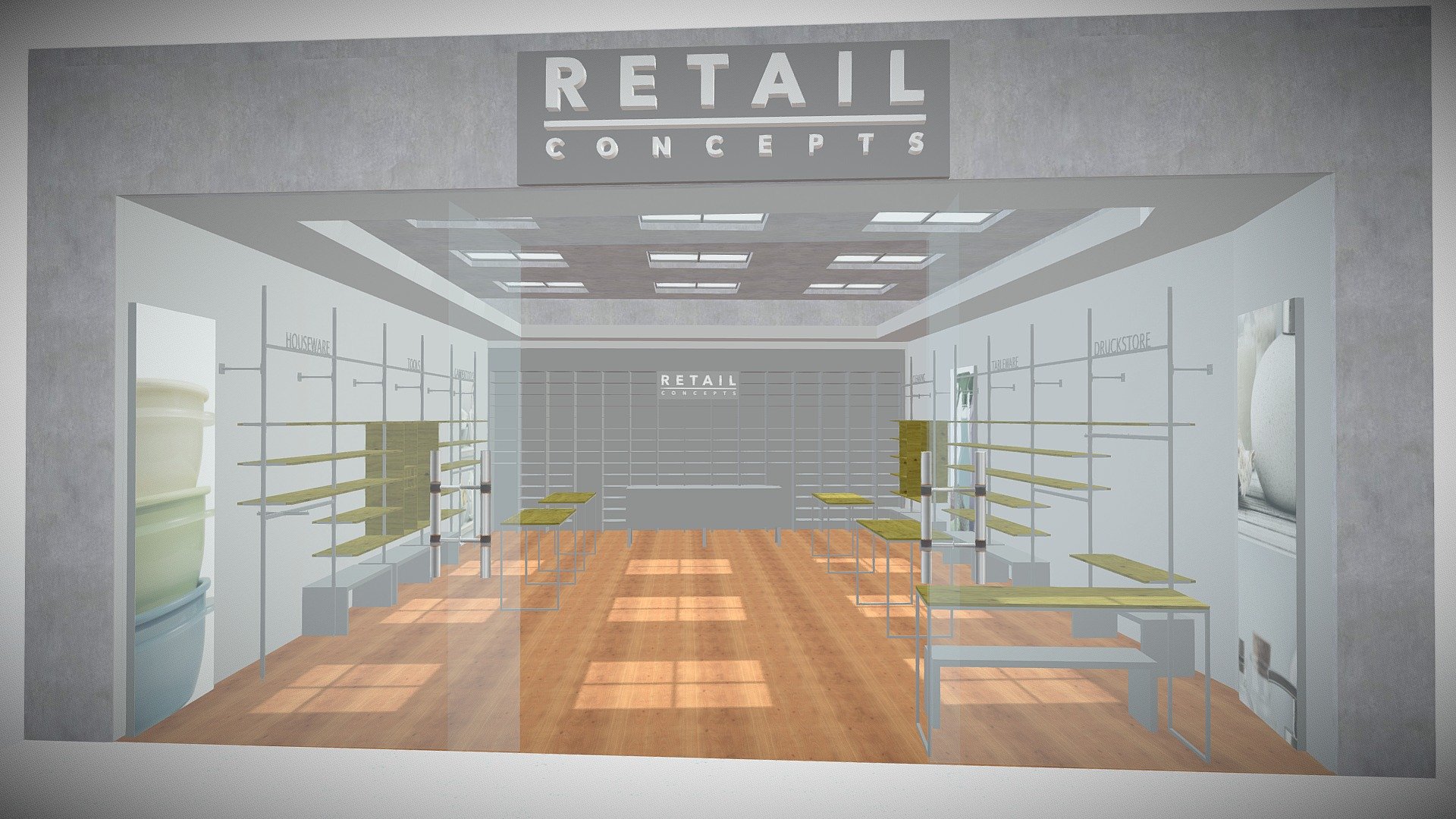 retail-shop - 3D model by allen-retail [d9b15d7] - Sketchfab