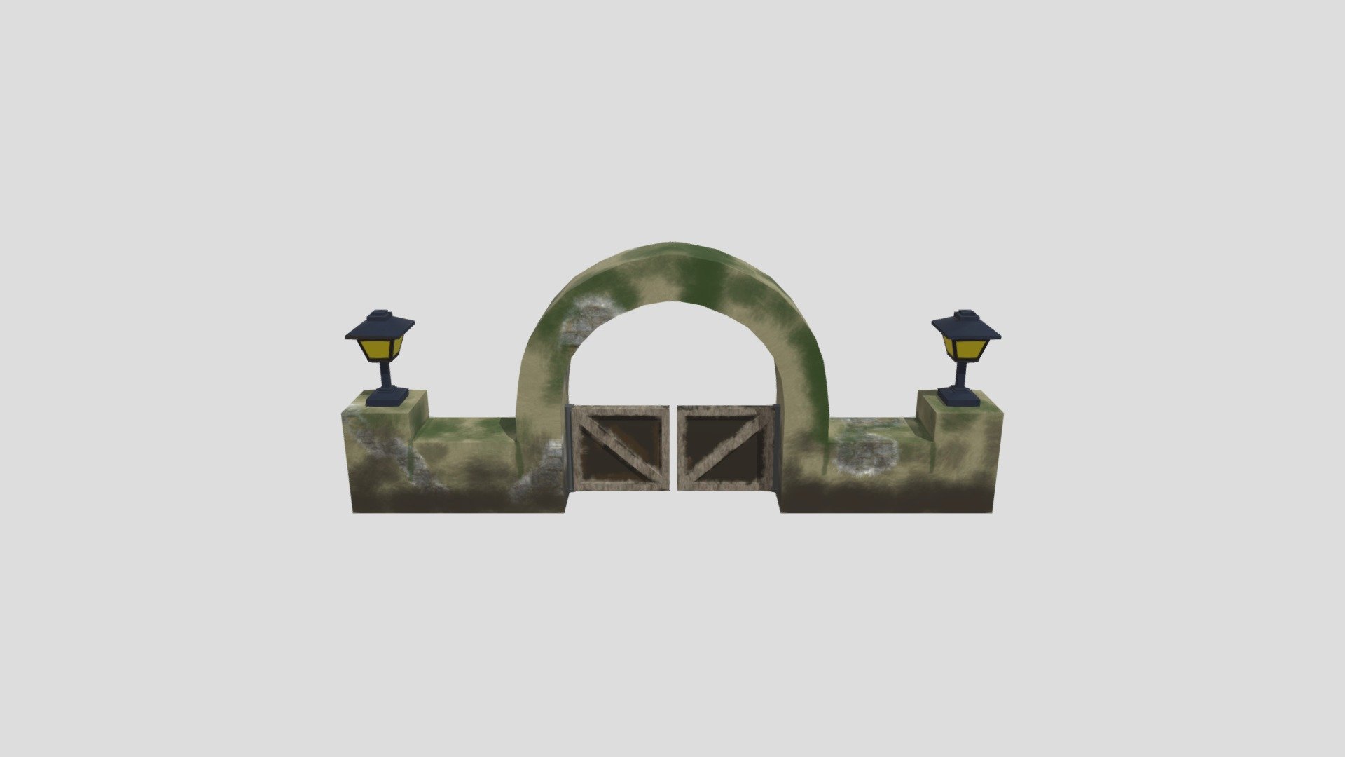 Gate_Textured_2 - 3D model by KevinWilliams0408 [d9b2399] - Sketchfab