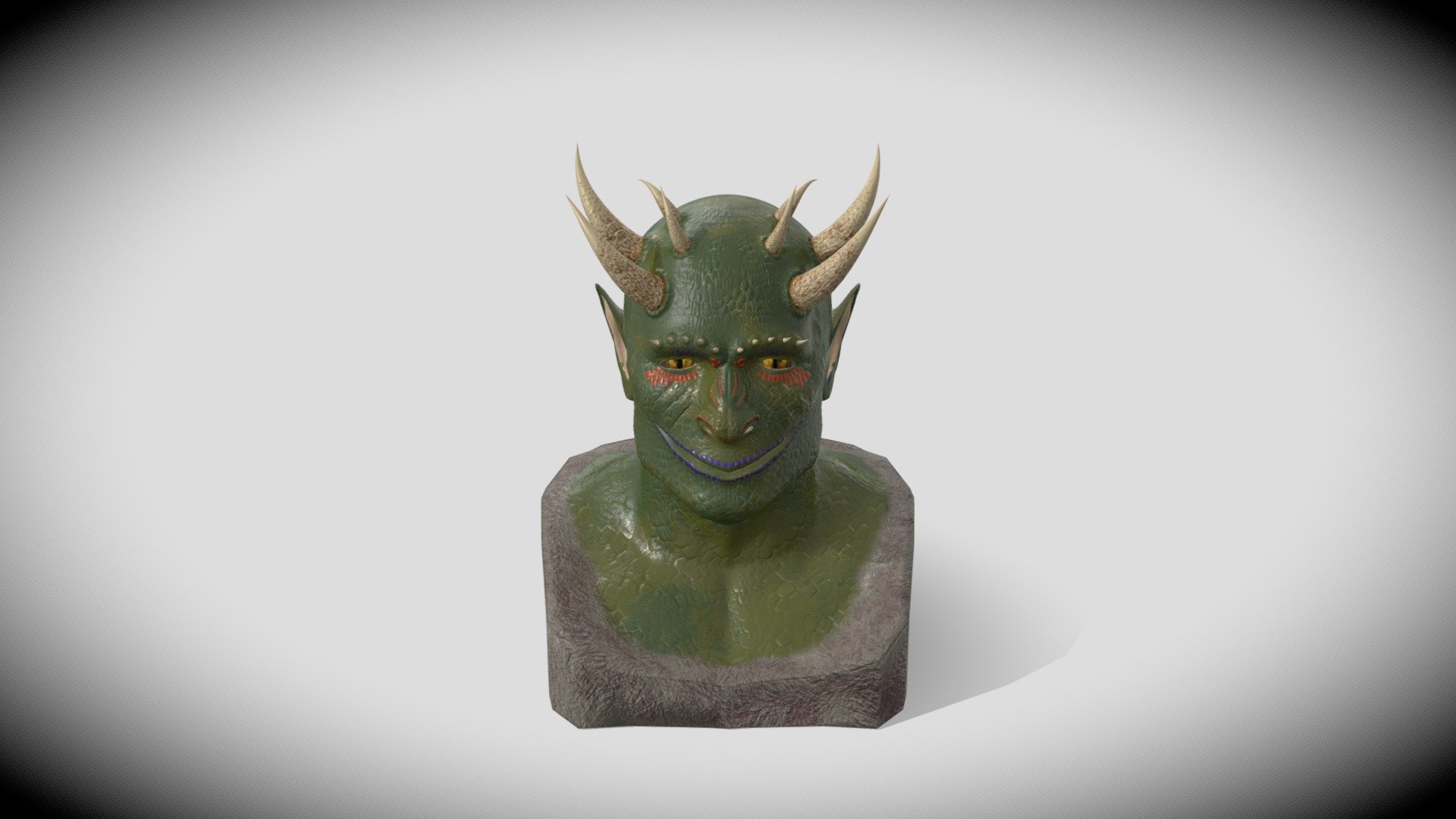 Beast, half-elf dragonborn - 3D model by BradleyDeanS [d9b3416] - Sketchfab