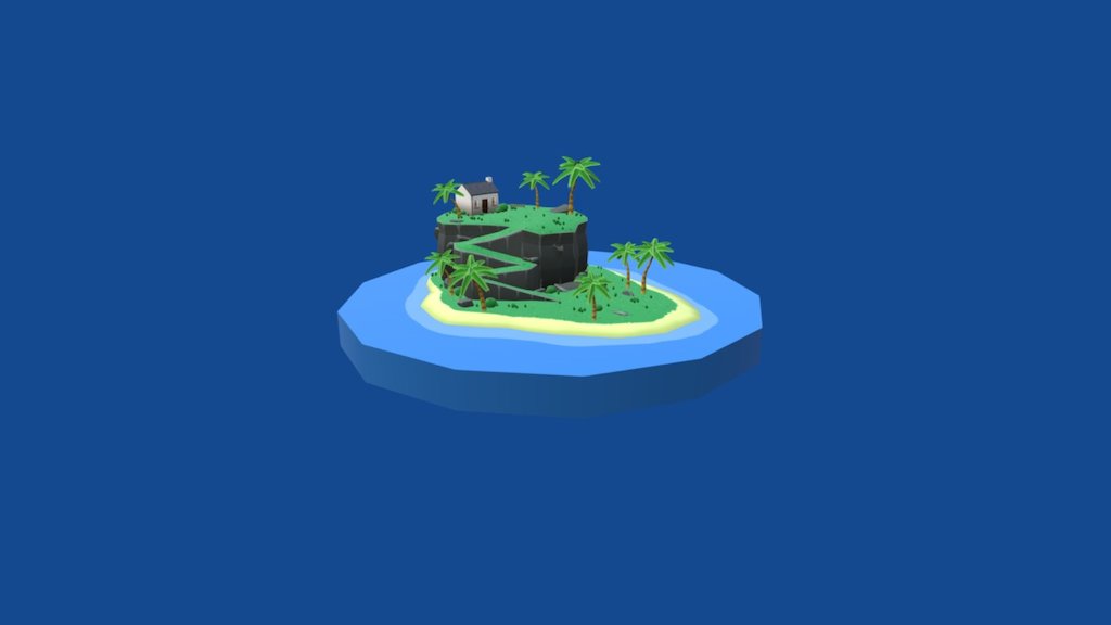 Island Model - 3D model by Lci_Iarocci [d9b409d] - Sketchfab