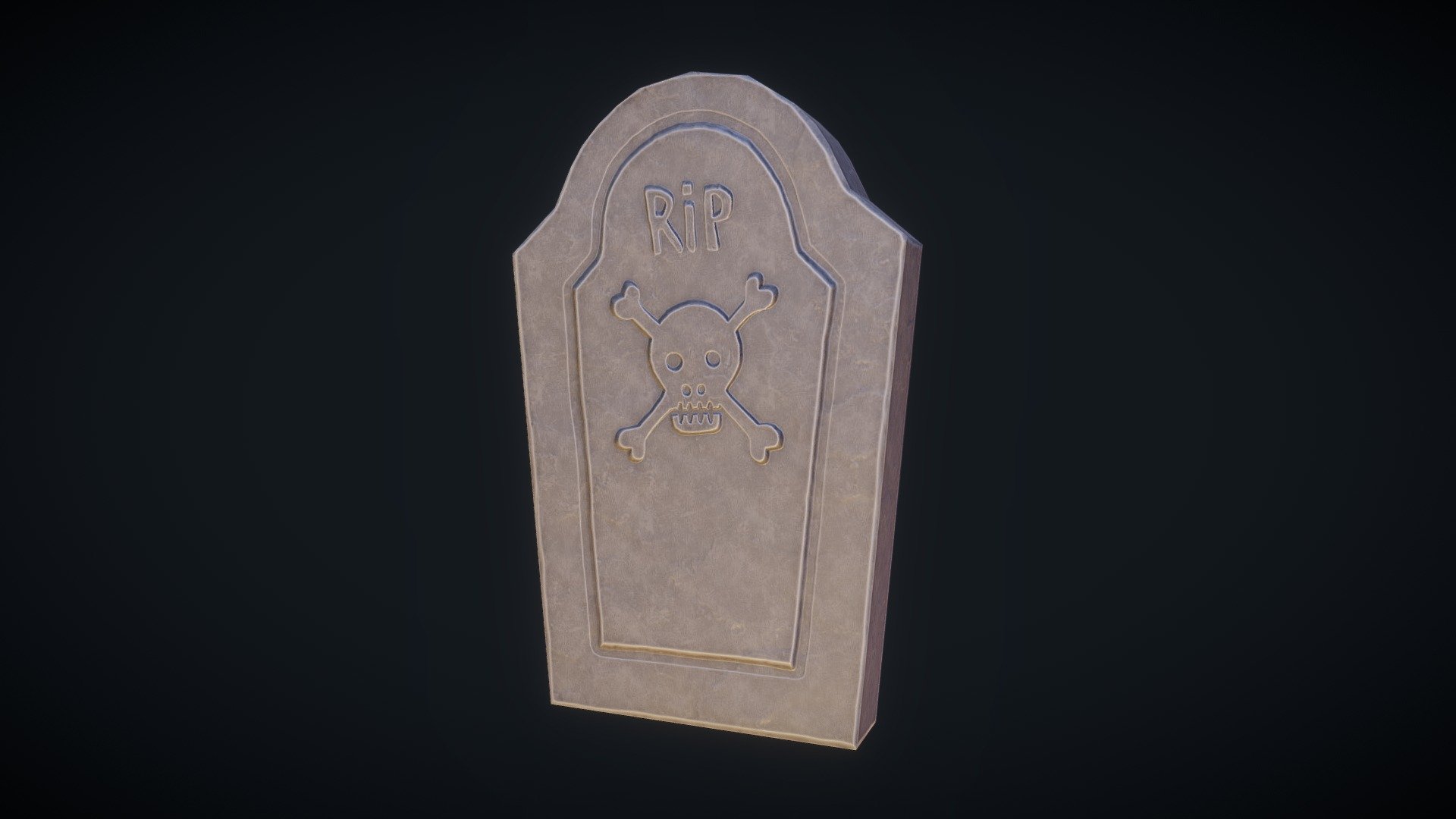 Gravestone - 3D model by Hendrik_Provily [d9b4f22] - Sketchfab
