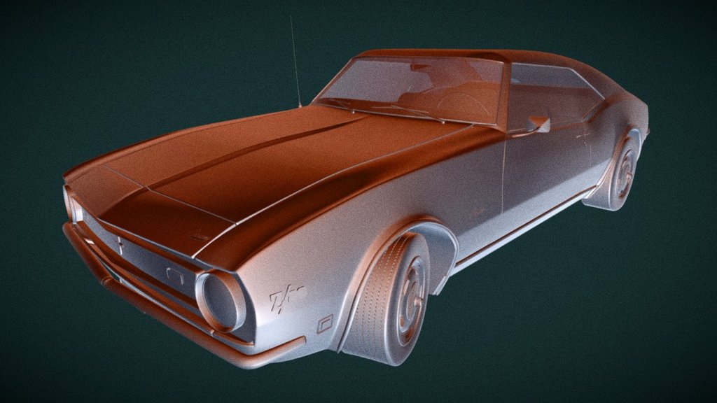 Chevrolet Camaro - 3D model by Marieke van Neutigem (@mvanneutigem ...