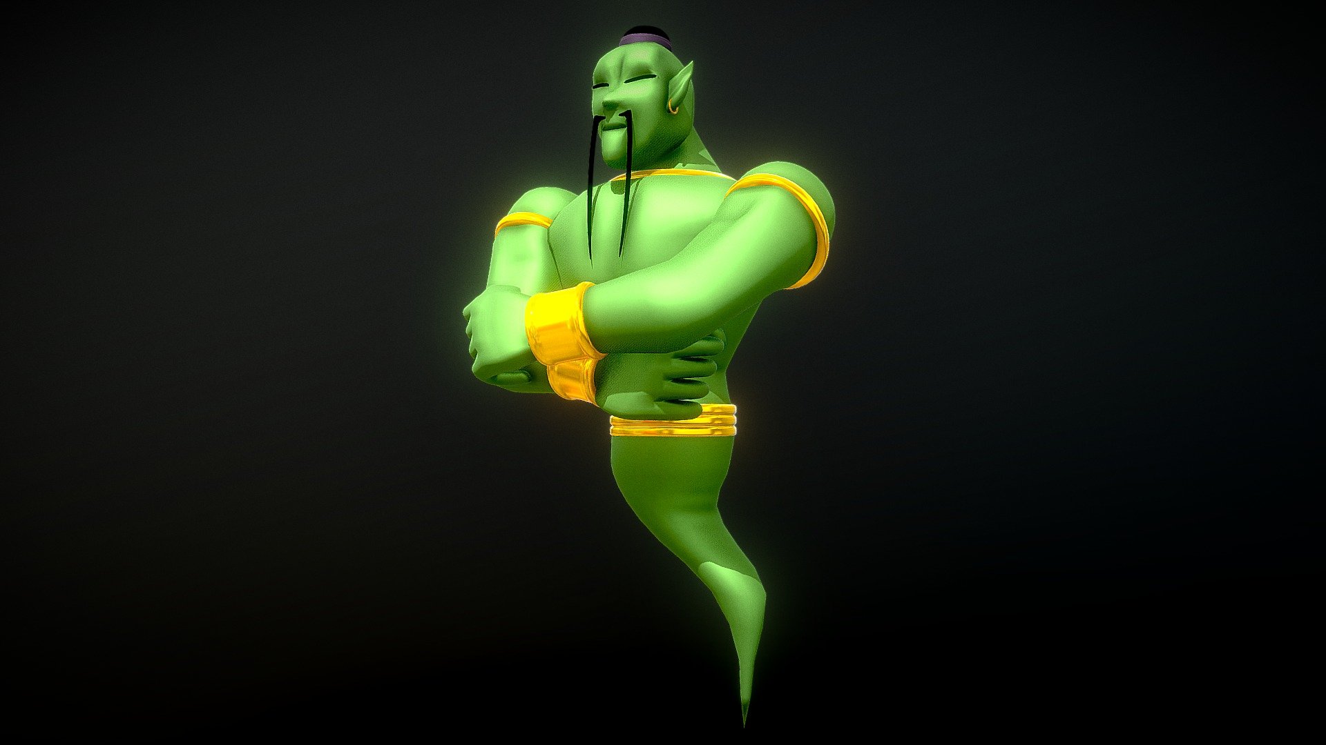 Mystical Genie (Yugioh) - Buy Royalty Free 3D model by Yanez Designs ...