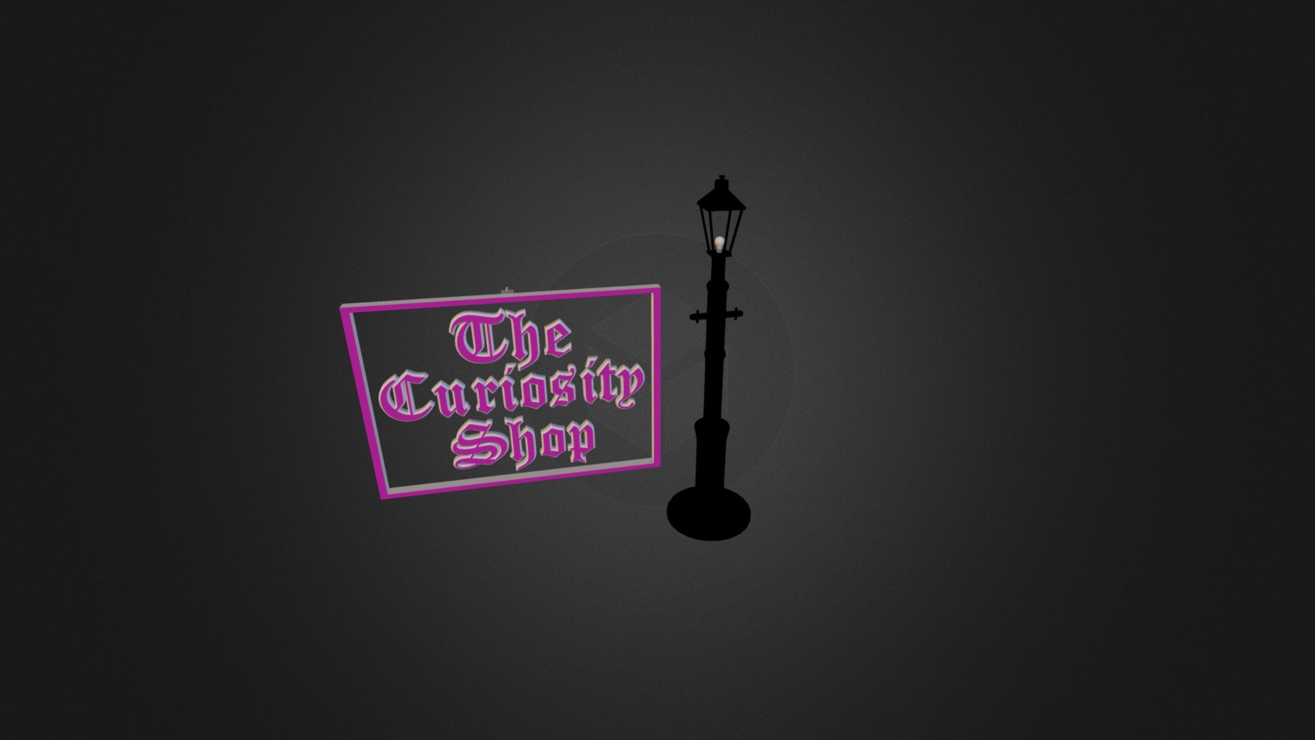 Street Light + Sign - 3D model by Matthew Delong (@matthewdelong ...
