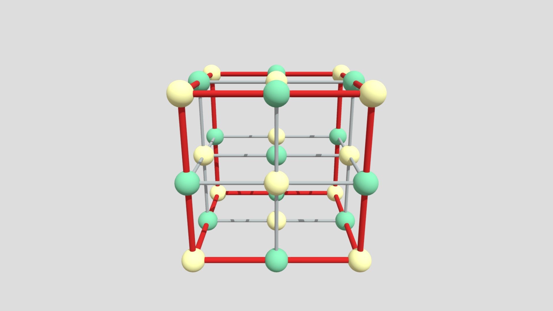 NaCl - 3D model by Vladimir Minyaylov (@vvm) [d9b8f76] - Sketchfab