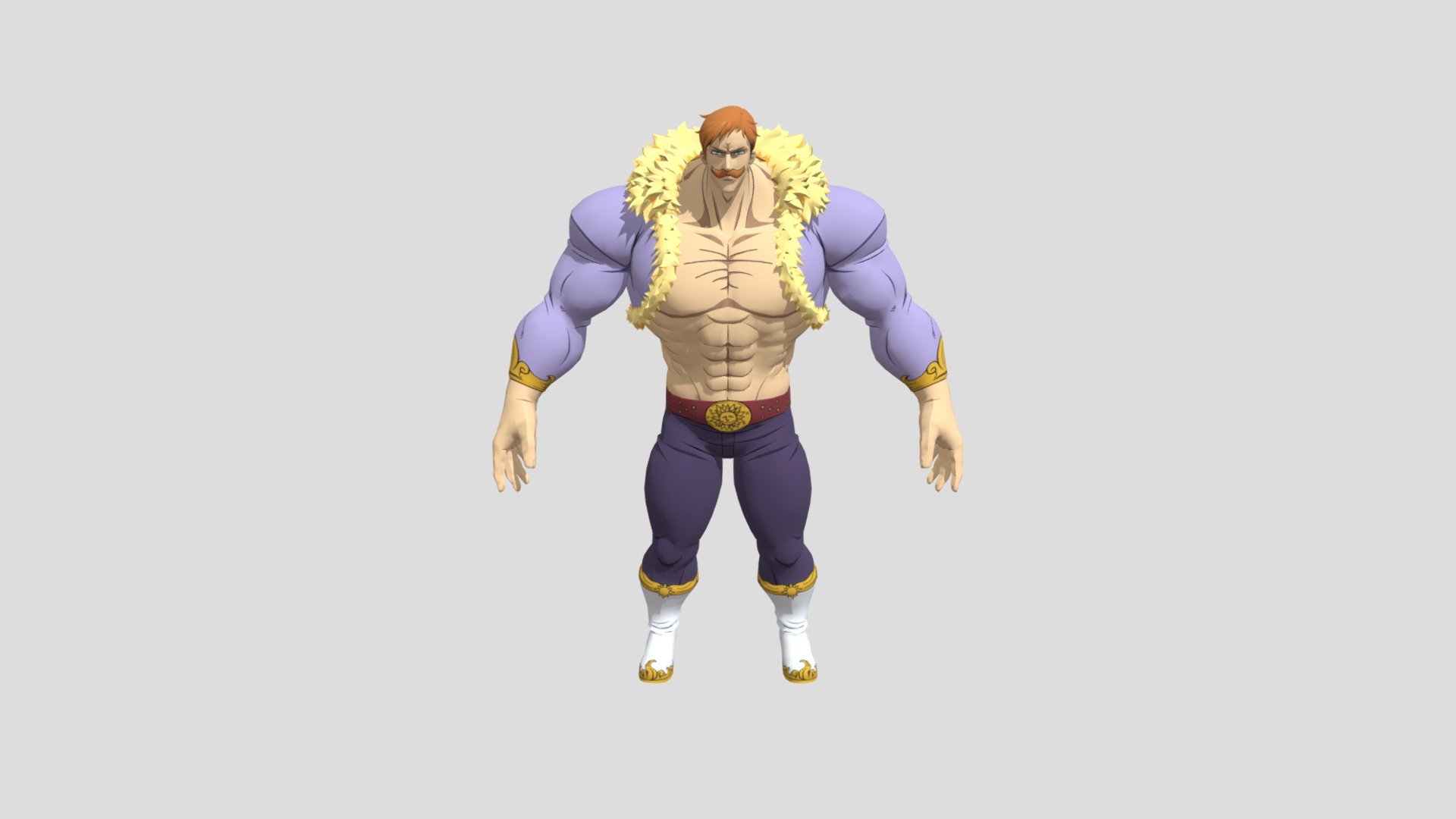 escanor the one war - Download Free 3D model by GUREN (@ol ...