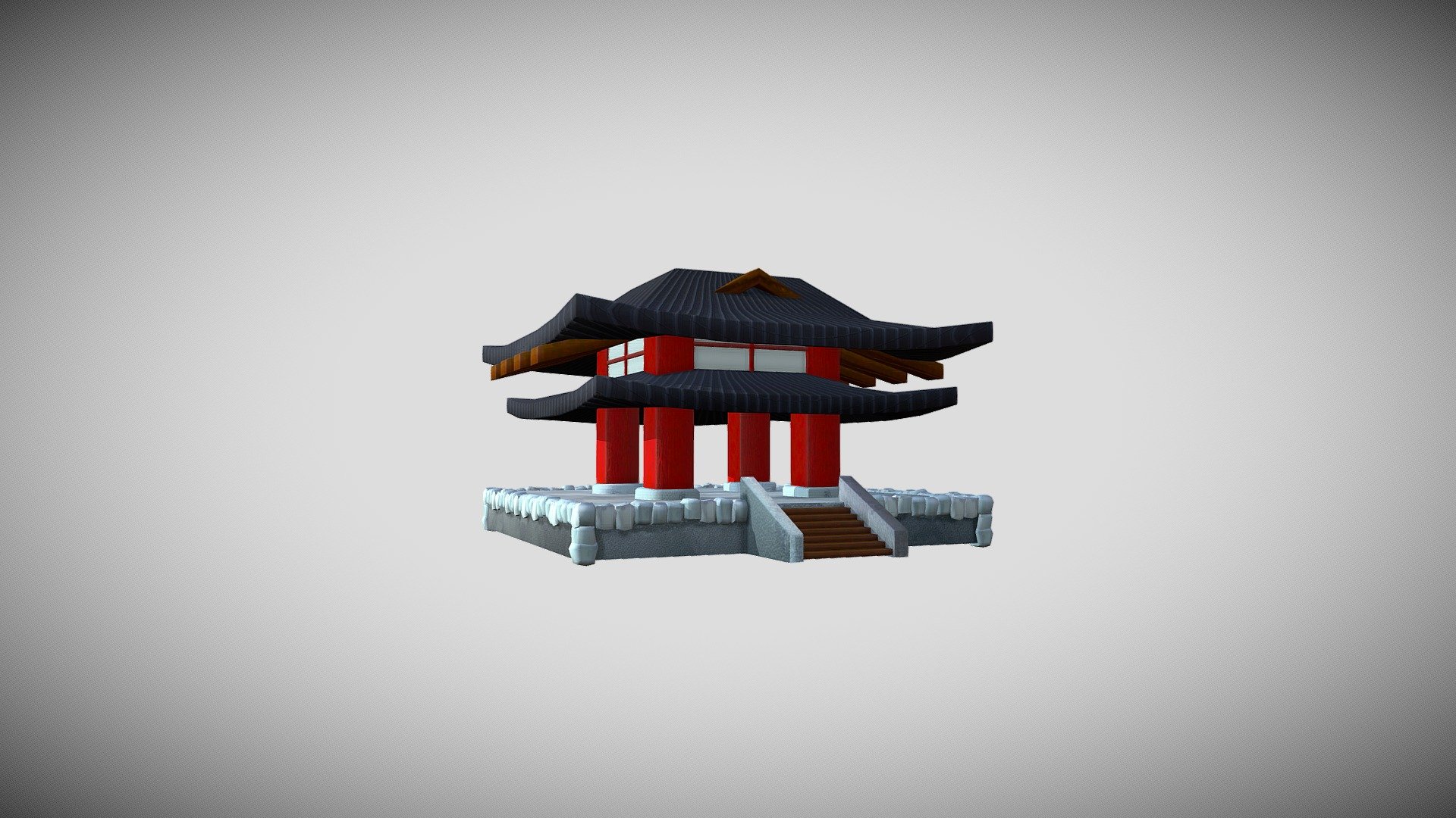 Stylized Outdoor Temple - Download Free 3D model by SudoNova [d9bae48 ...