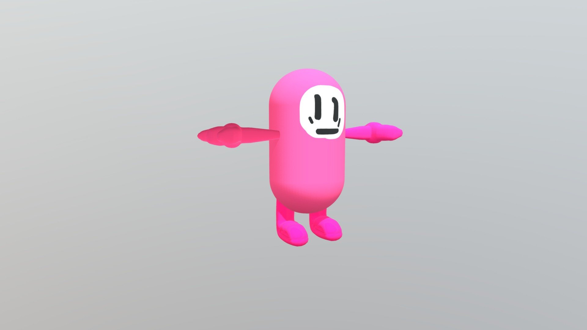 Fall Guy MS Paint3D - Download Free 3D model by jaspermateodev [d9bb1e1] - Sketchfab