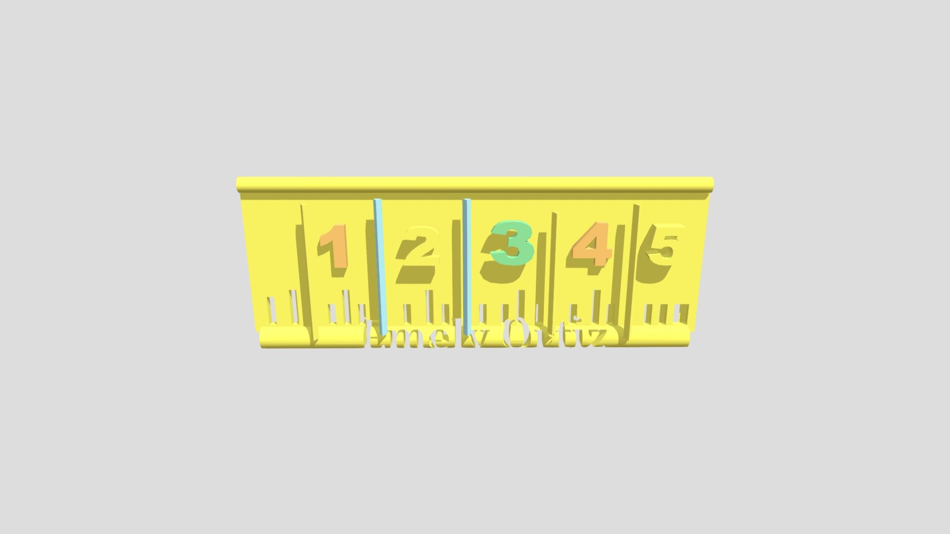 Ruler - 3D model by emely_ortiz [d9bb2c5] - Sketchfab