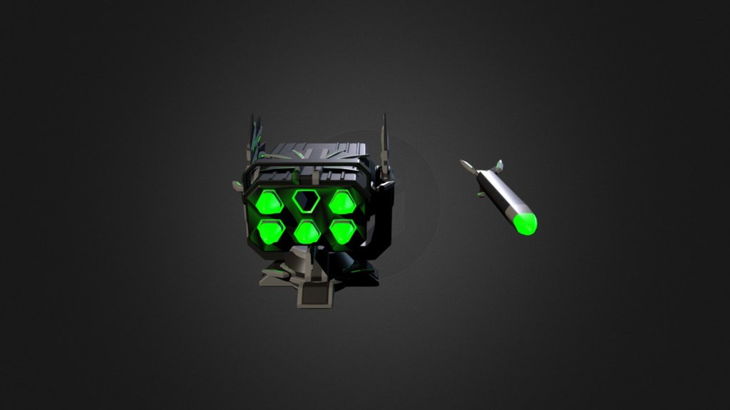 Lock-On Bat Launcher - 3D model by tetTris (@_tetTris_) [d9bcb5f ...