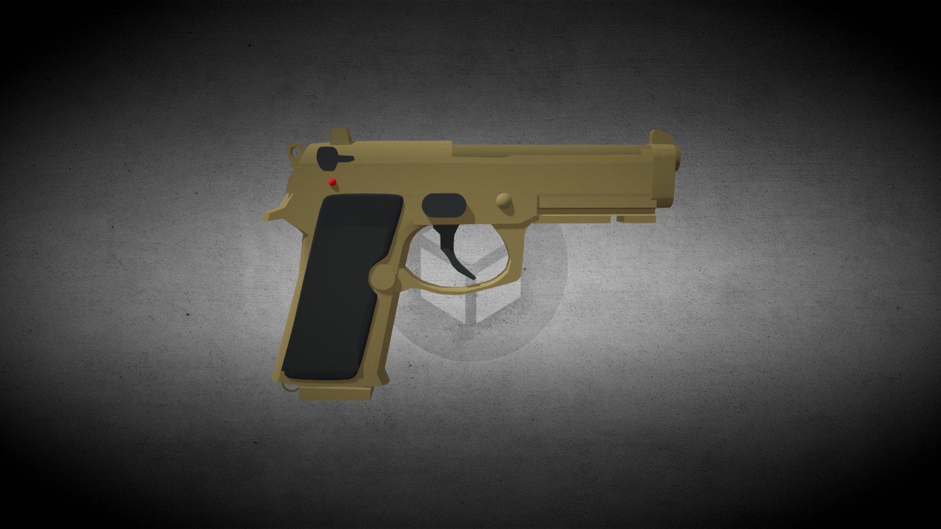 Low Poly Beretta M9 - Download Free 3D model by Alpaca Studio ...