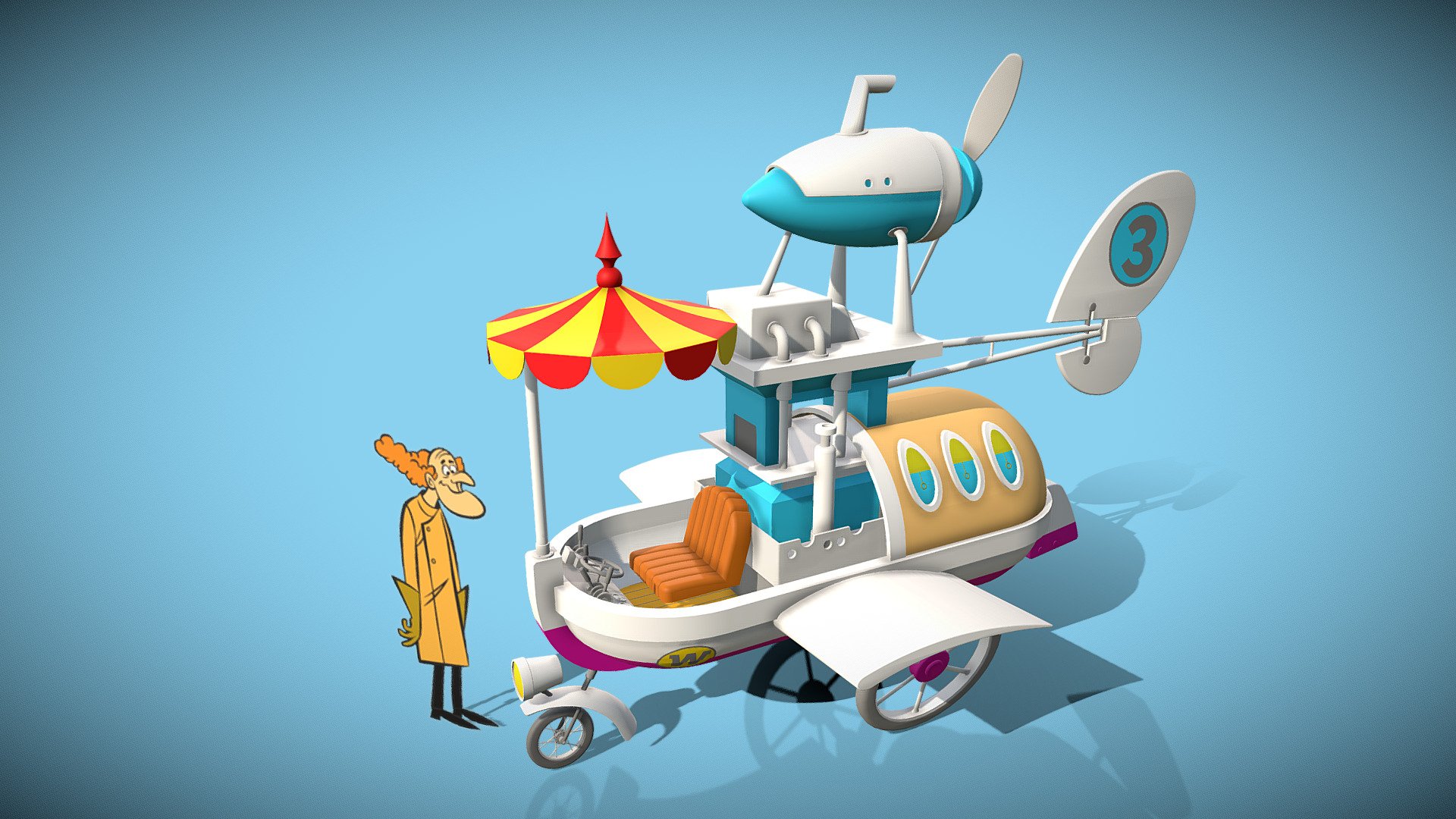 Convert-a-Car - Buy Royalty Free 3D model by COSEDIMARCO [d9bf55f ...