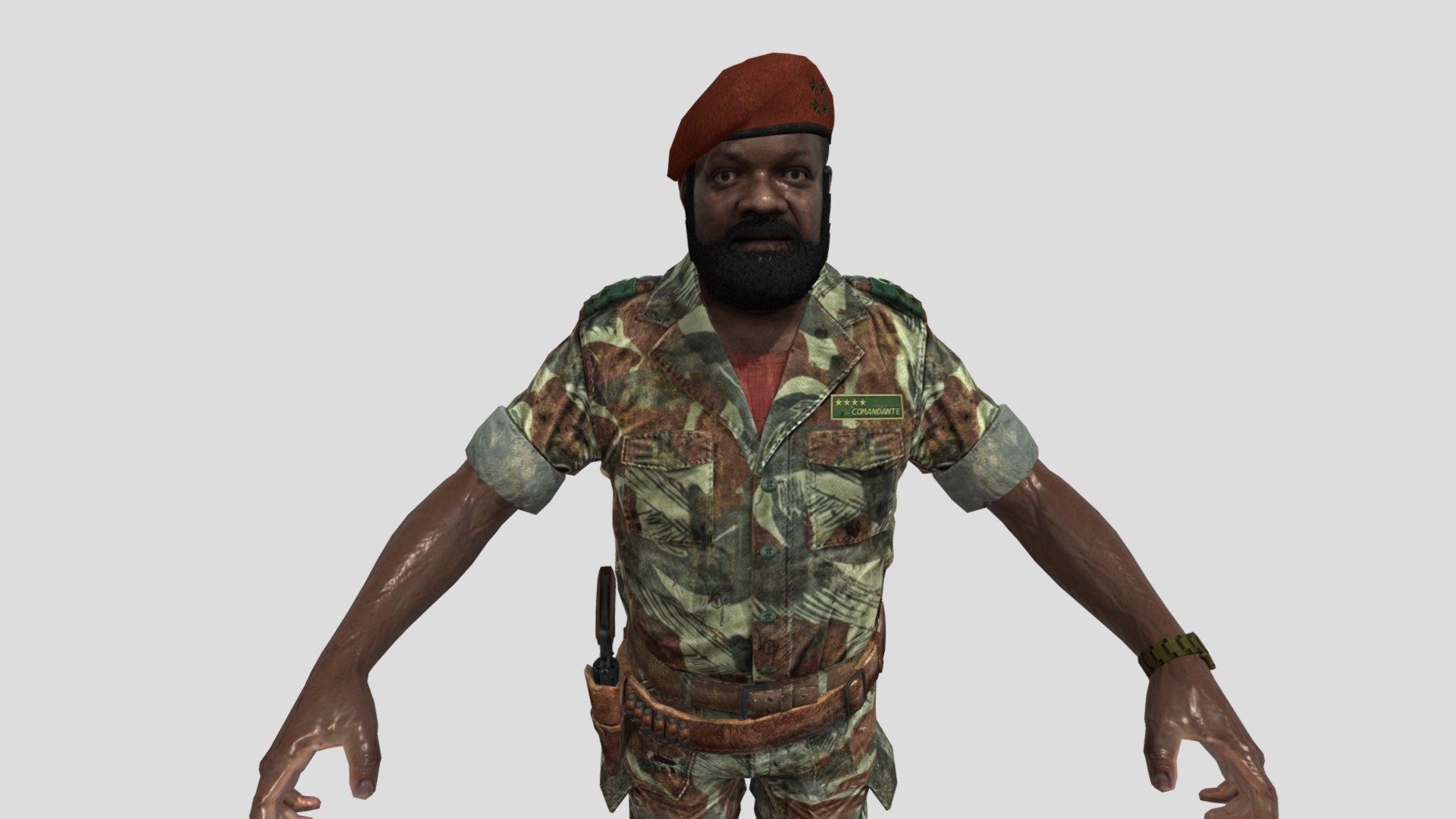 Jonas Savimbi (cod black ops 2 bo2) - Download Free 3D model by Alex ...