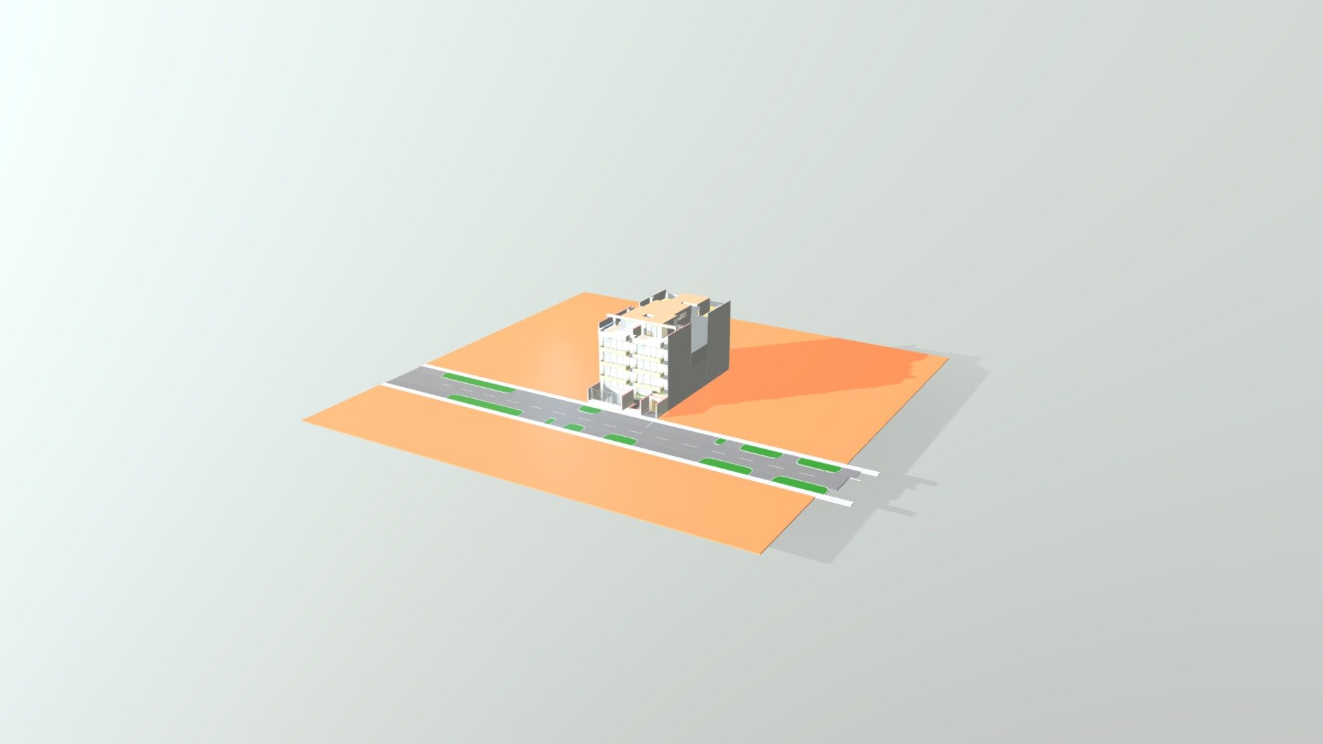 Edificio Cipreses - 3D model by Miguel.Luque.Tarazona [d9c05a8] - Sketchfab