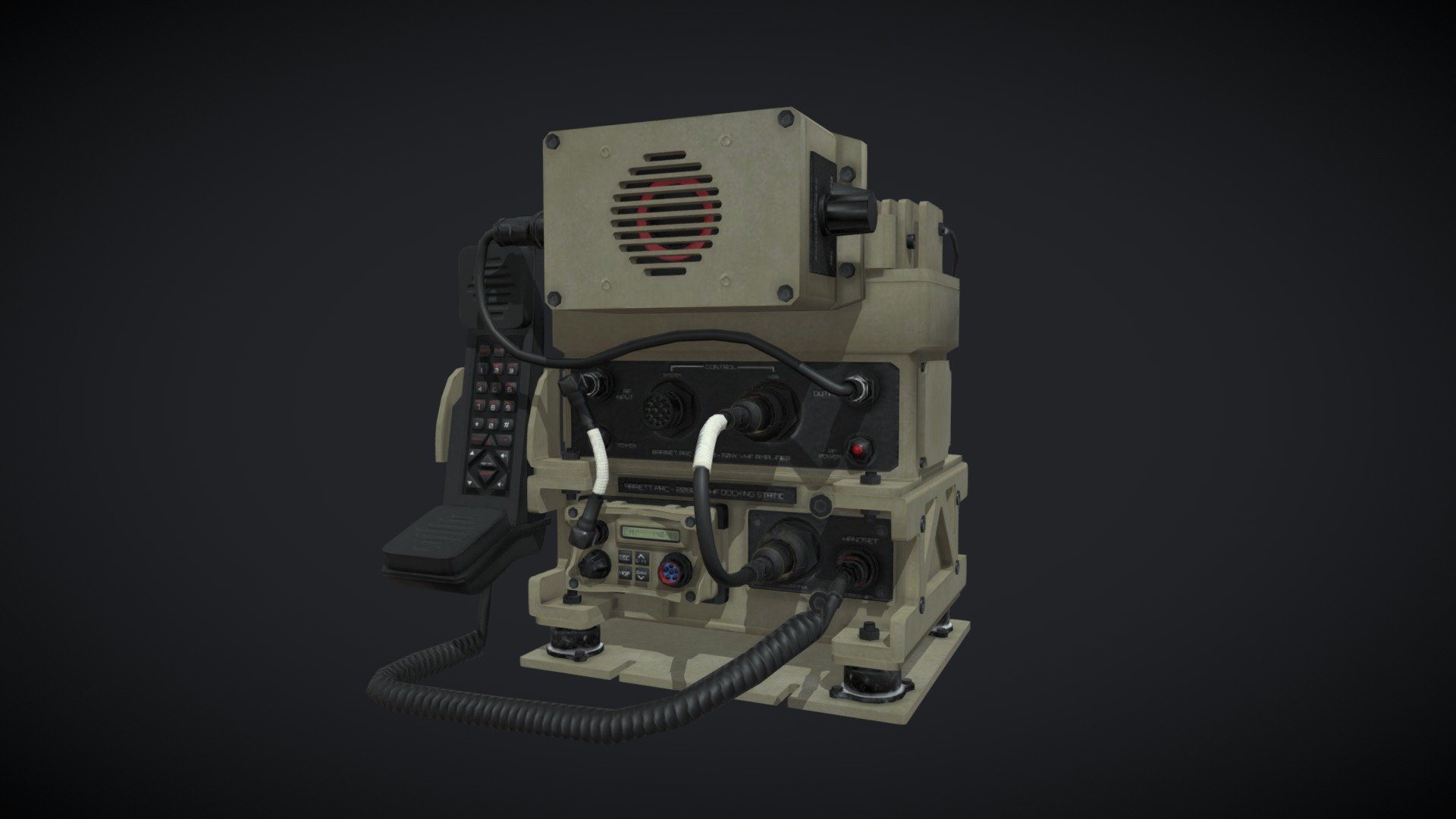 Barret Military Radio PRC 2082 - Buy Royalty Free 3D model by Kayozz ...