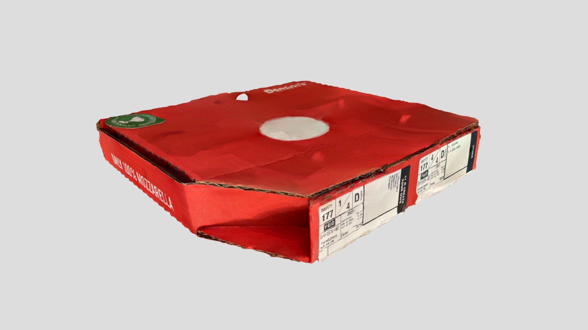 Domino’s pizza box - Buy Royalty Free 3D model by blackfirefilms ...