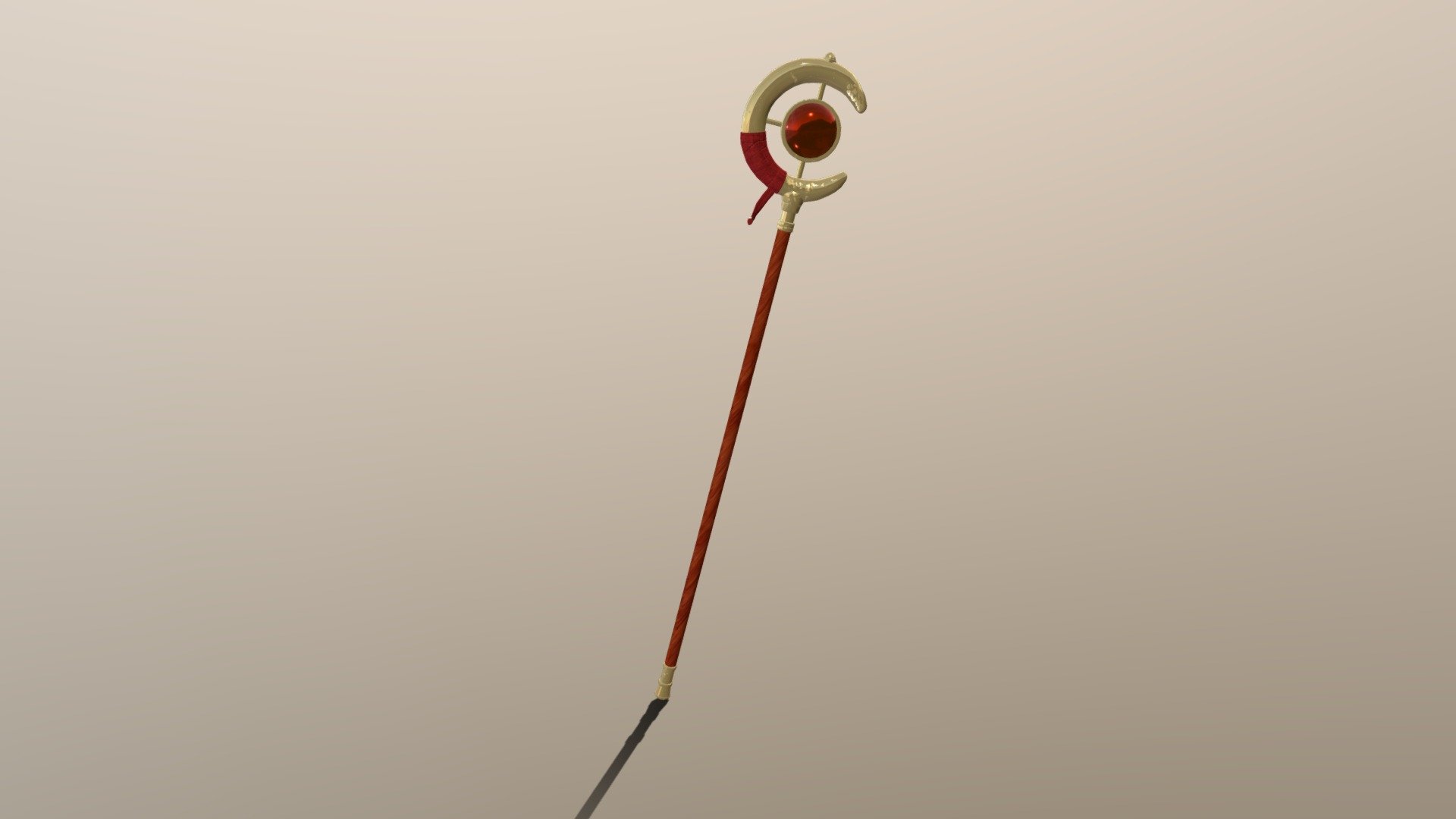 Frieren Staff - 3D model by VanessaZug [d9c40d7] - Sketchfab