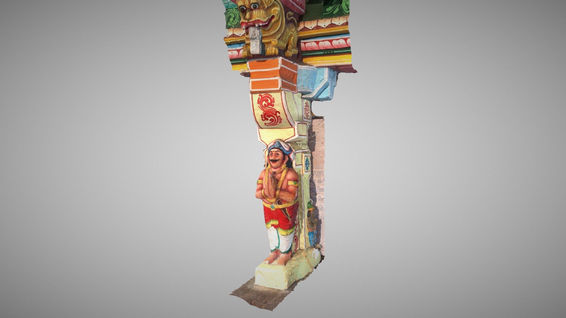 Hindu Temple Pillar - Download Free 3D model by enentee [d9c4f06 ...