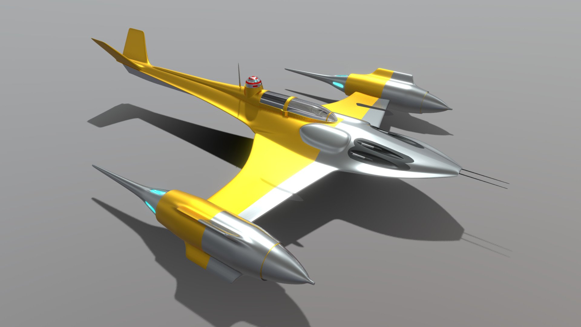 Naboo N-4Y1 Strikefighter - Download Free 3D model by Pippa ...