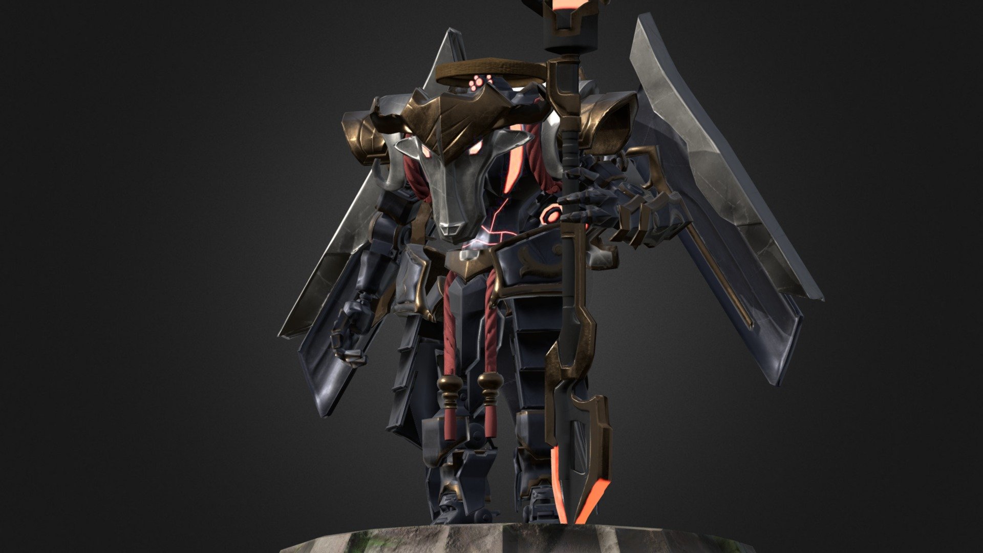 Mecha Kingdom Jax - Tauros Version - 3D model by ToanNg98 [d9cb299 ...