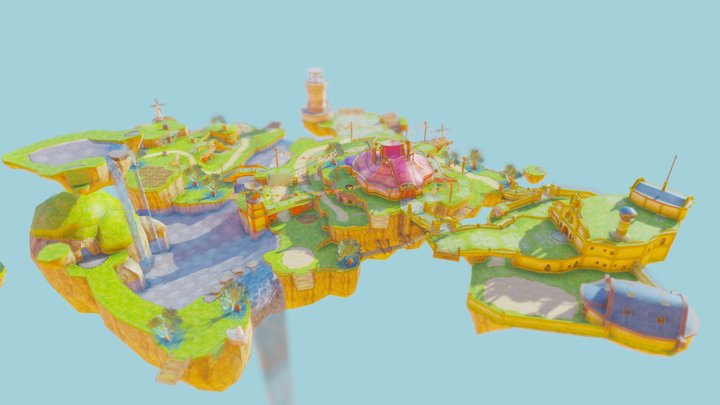 Handpainted 3D models - Sketchfab