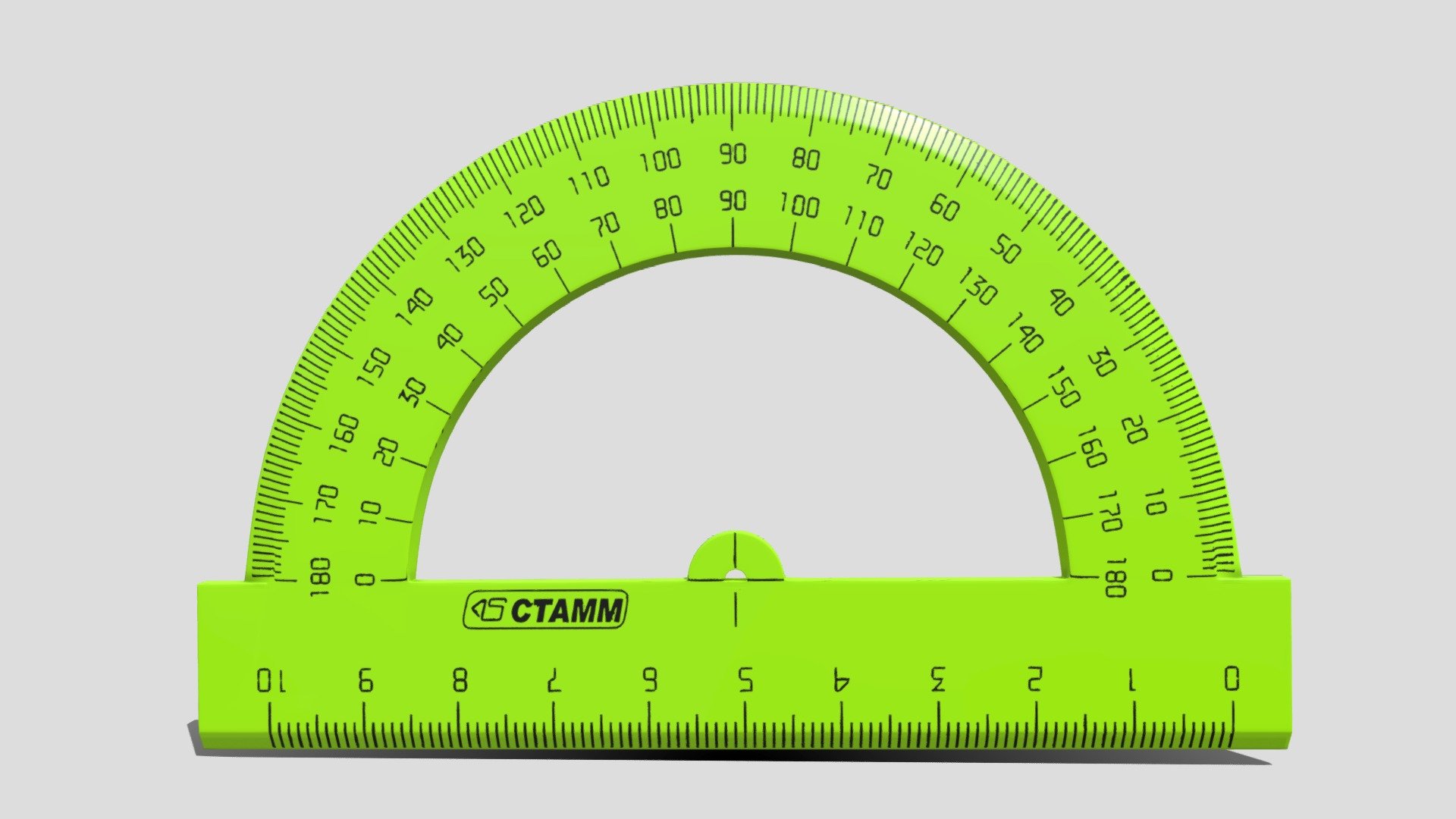 Protractor - Download Free 3D model by Ярослав (@ylevshin.01) [d9cd6f9 ...
