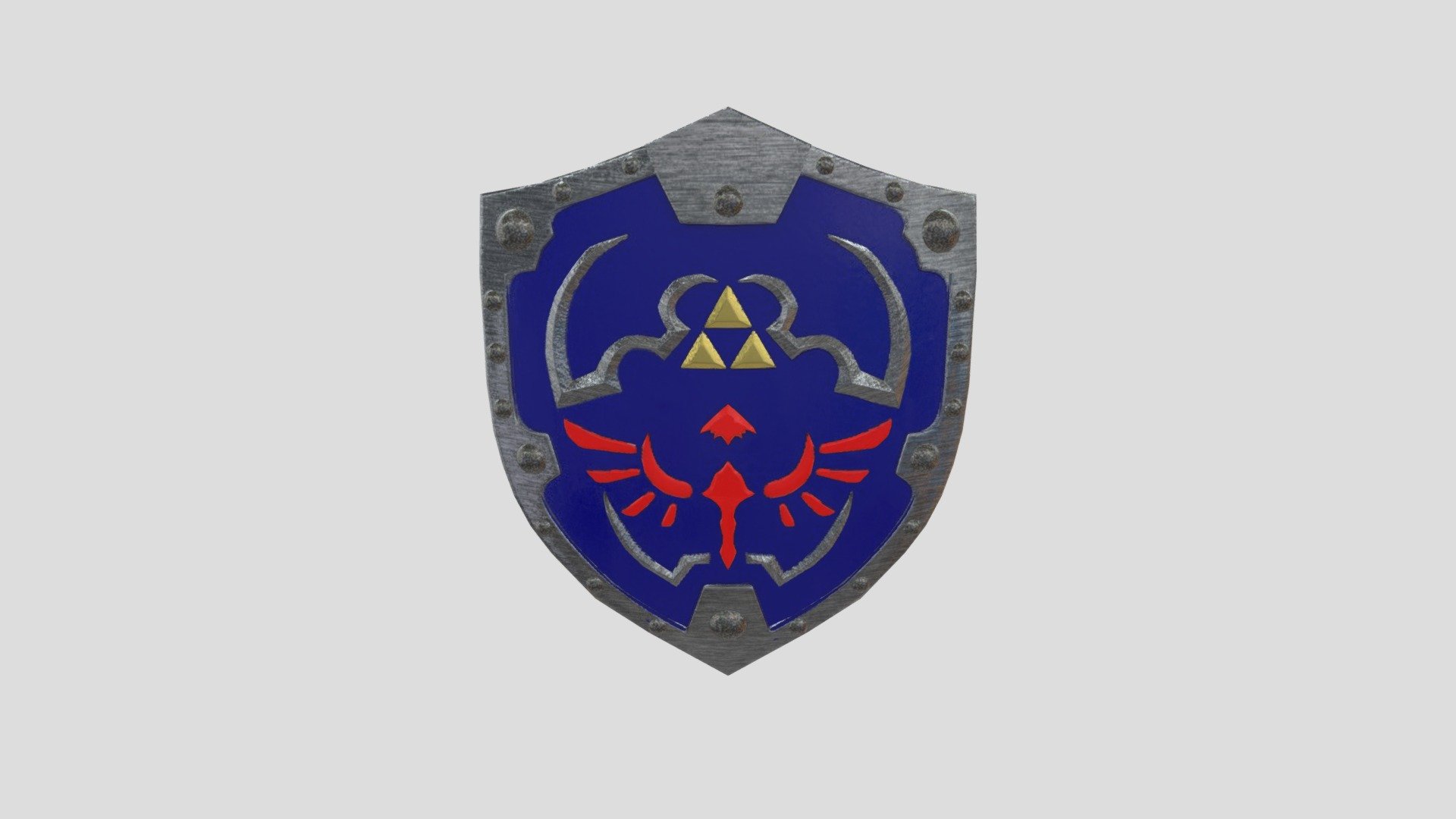 Hylian Sheild - 3D model by Tenatalam3n [d9ceb9b] - Sketchfab