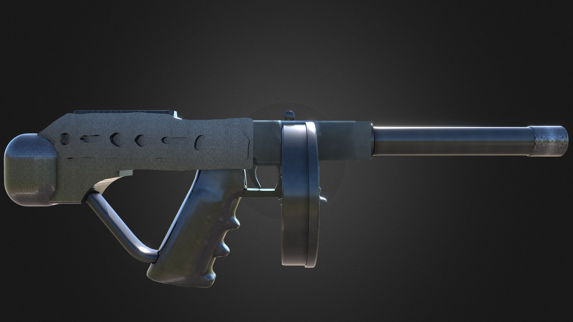 Jackhammer Semi-auto .22lr Pistol - Download Free 3D model by ...