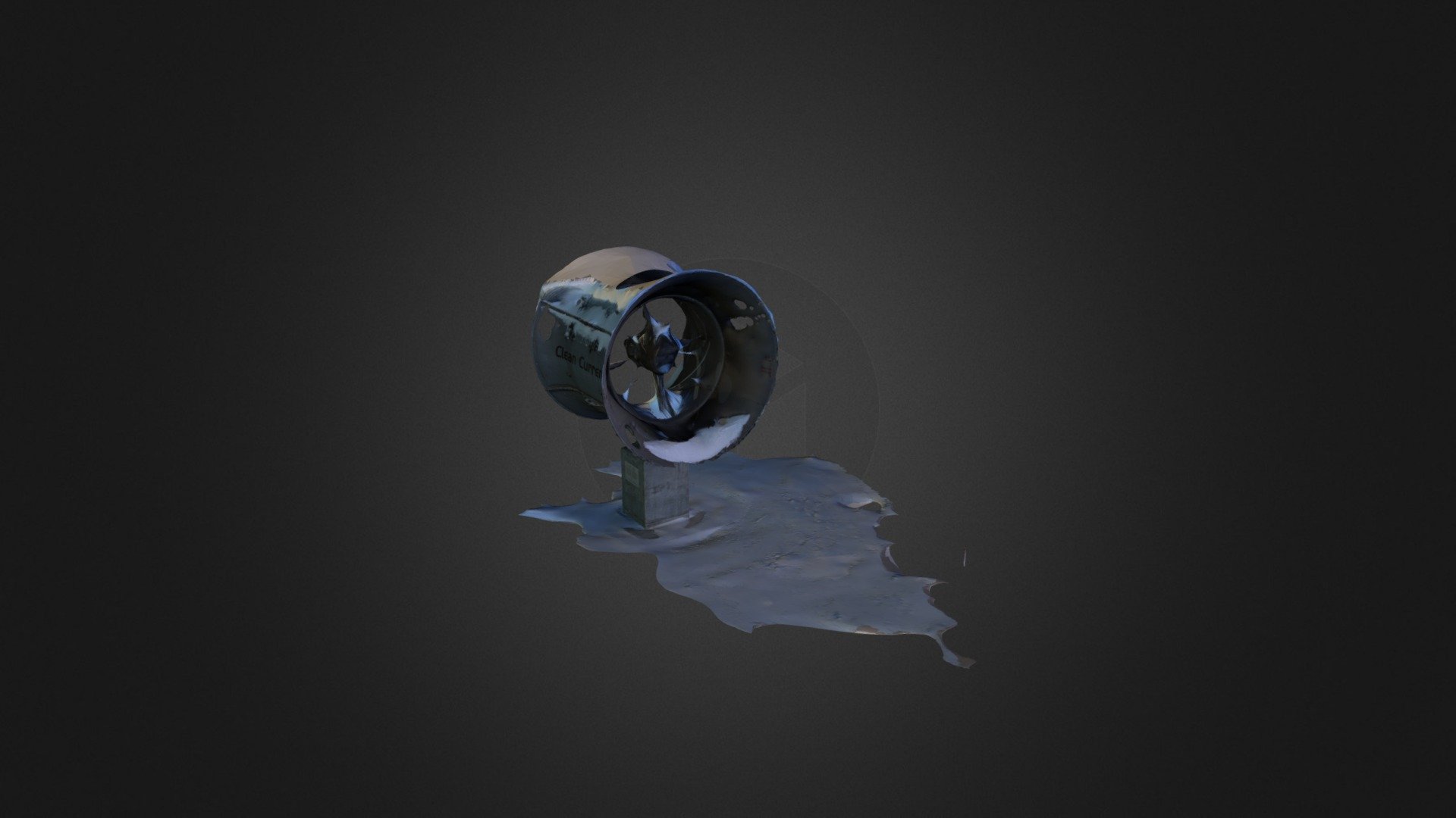 Tidal turbine - 3D model by intiaz [d9d4f0e] - Sketchfab