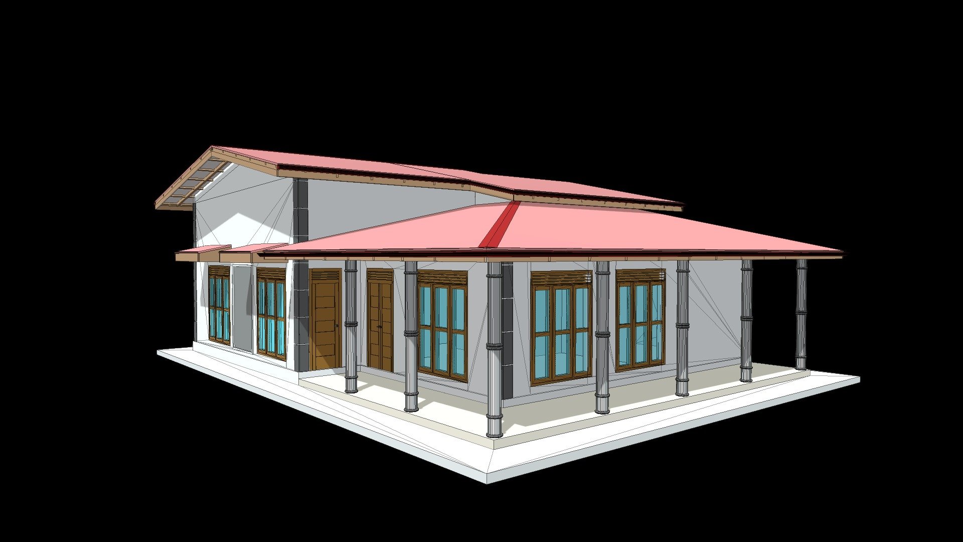 sample 3d house - 3D model by RoshanArchitecture [d9d5aaa] - Sketchfab