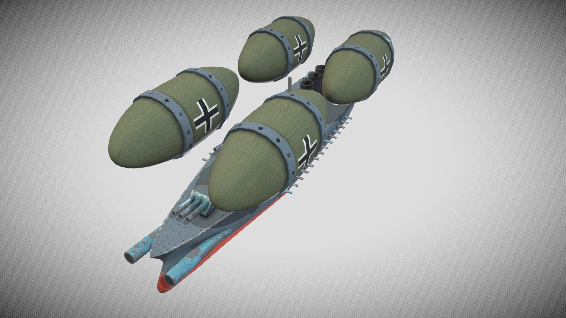 dreadnought - 3D model by Austin Hol (@Austin_Hol) [d9d69df] - Sketchfab