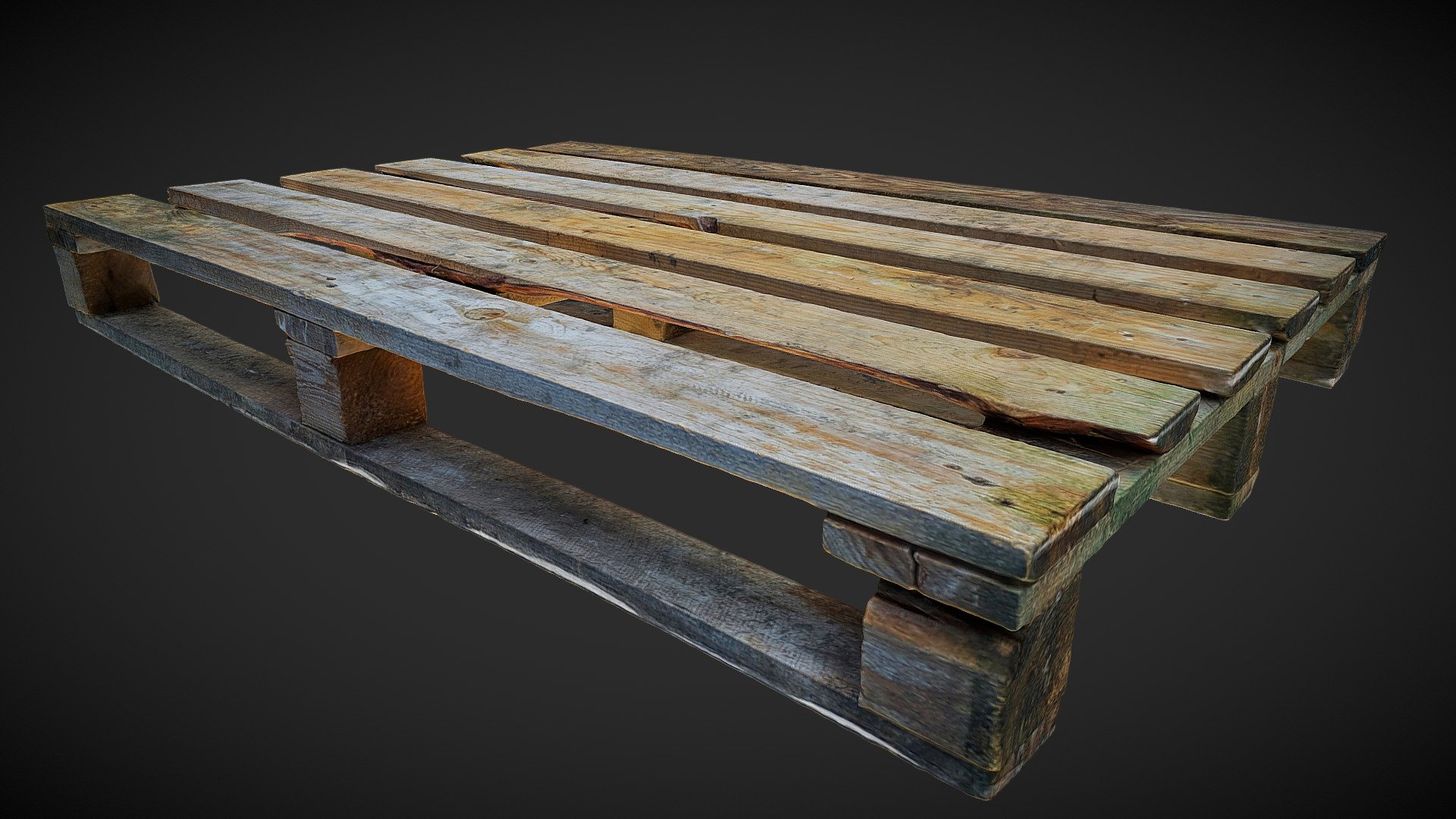Wooden Pallet (3d scan 360) - Buy Royalty Free 3D model by rudavin ...