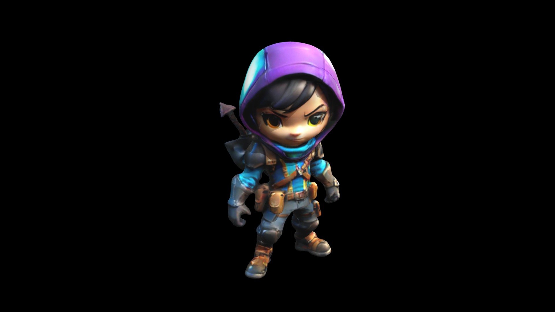 "Skrillex - Funky Furry Fighter" - Download Free 3D model by klrxyz ...