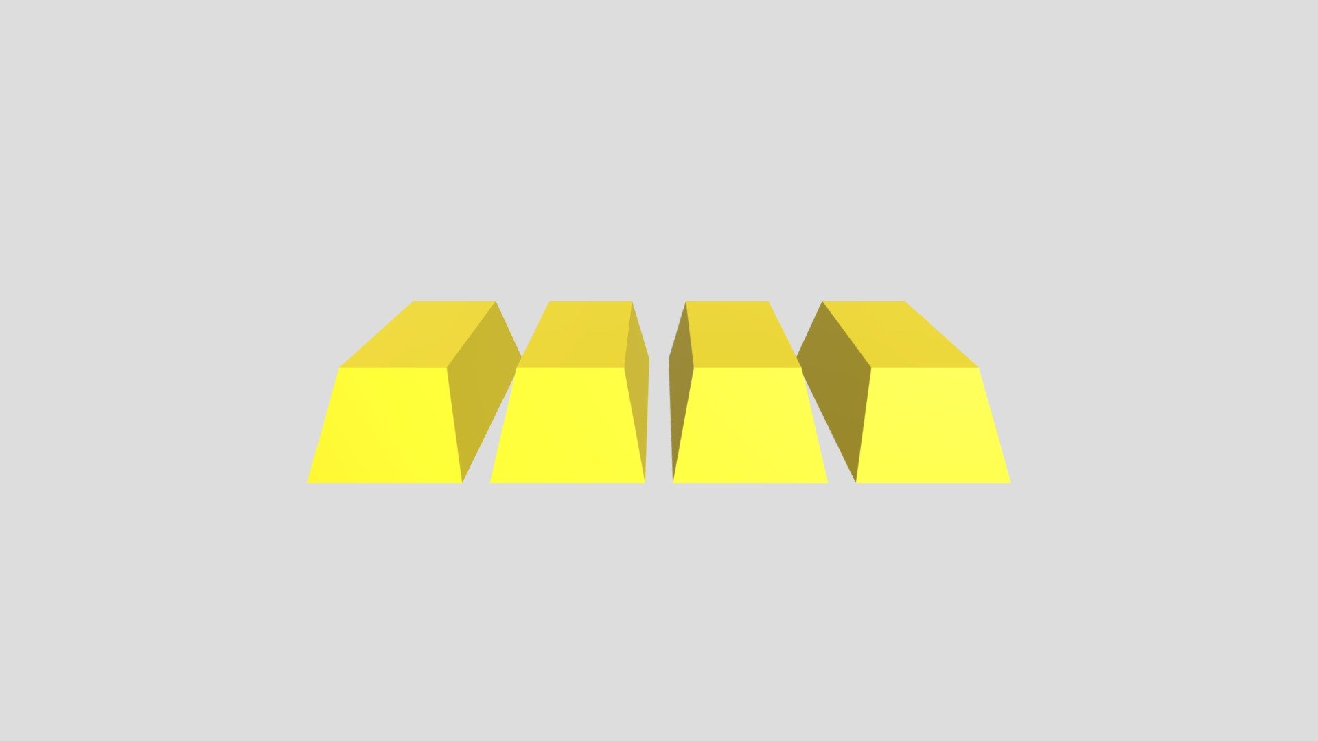 Gold Ingots - Download Free 3D model by doorsman [d9da15d] - Sketchfab