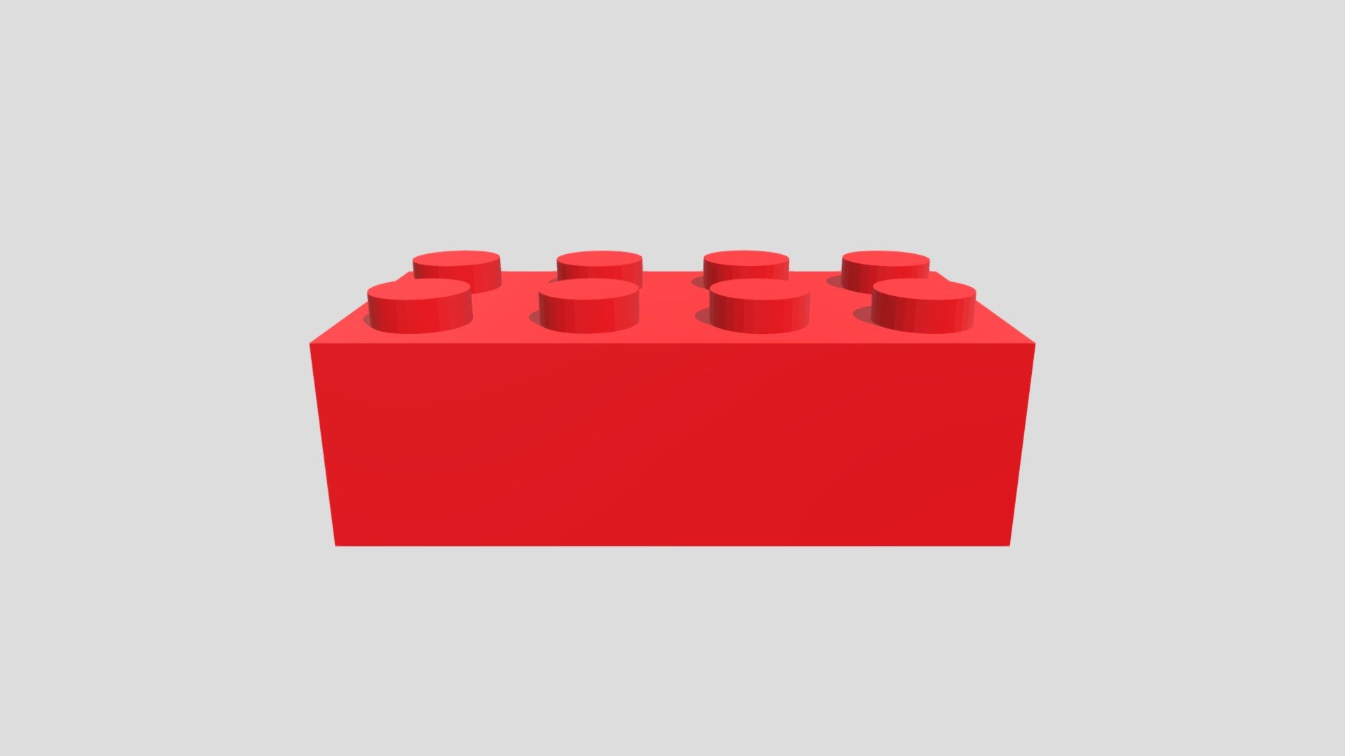 LEGO block 2x4 (1985 +) - Download Free 3D model by Joebuz33 [d9db0ec ...