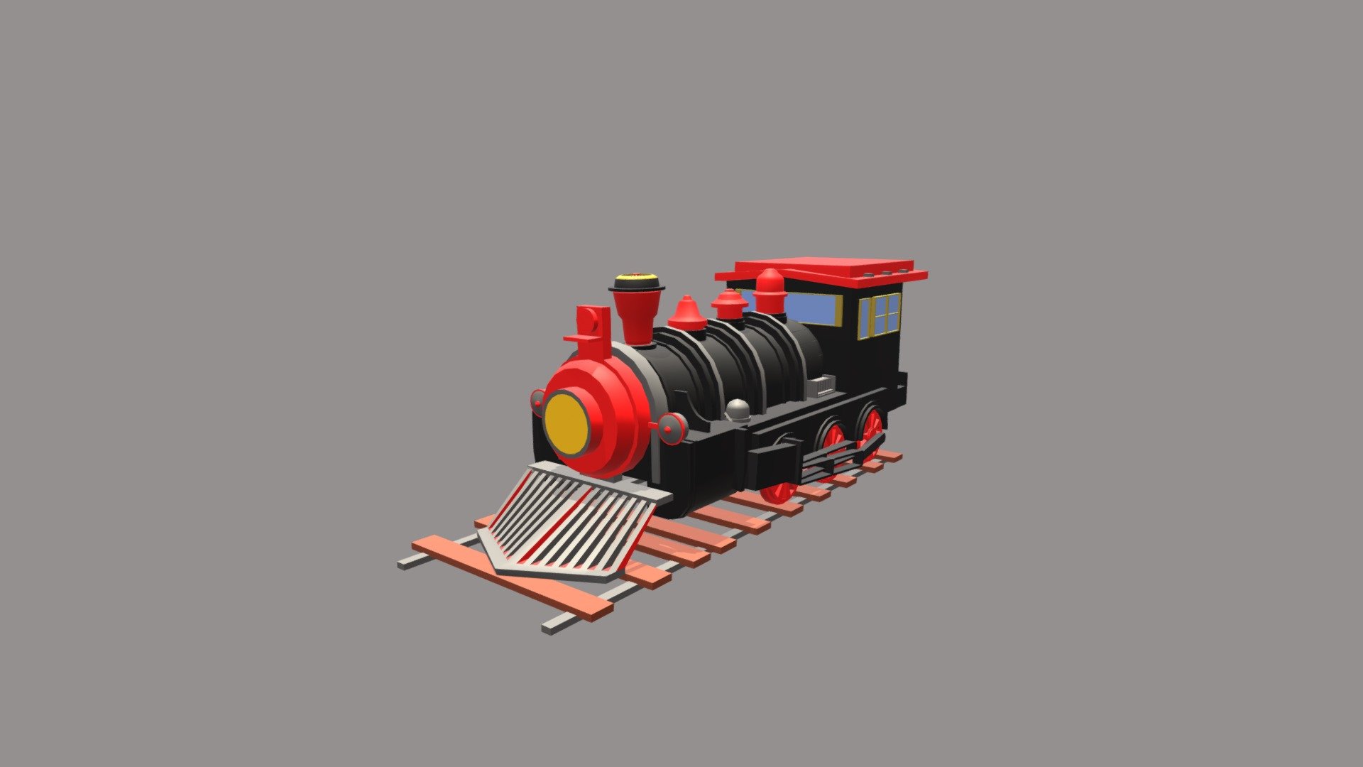 Toy train - 3D model by AK.rtist [d9dbae6] - Sketchfab